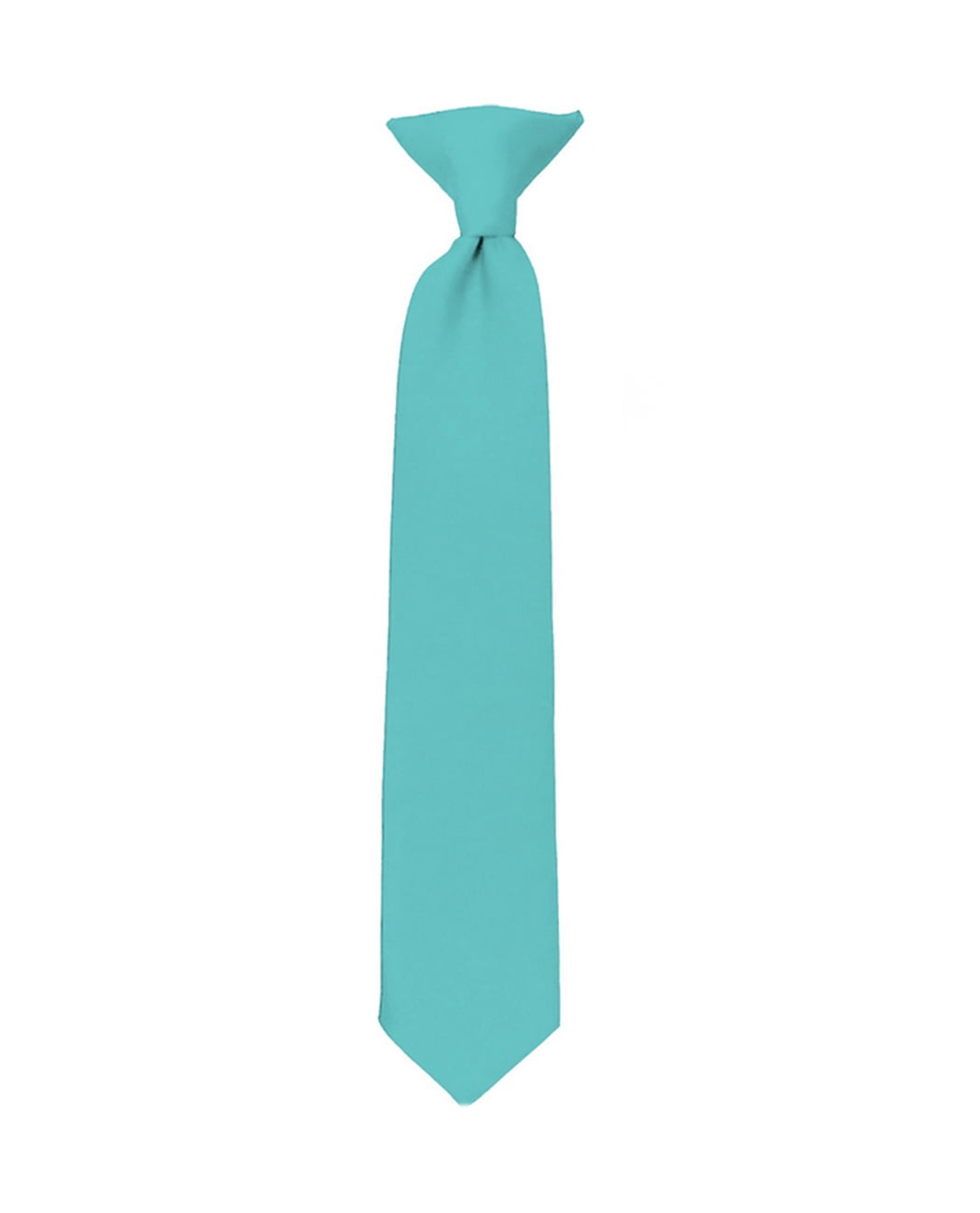 NYFASHION101 Boys' Kids' Children's Smooth Satin Solid Clip On Tie ...