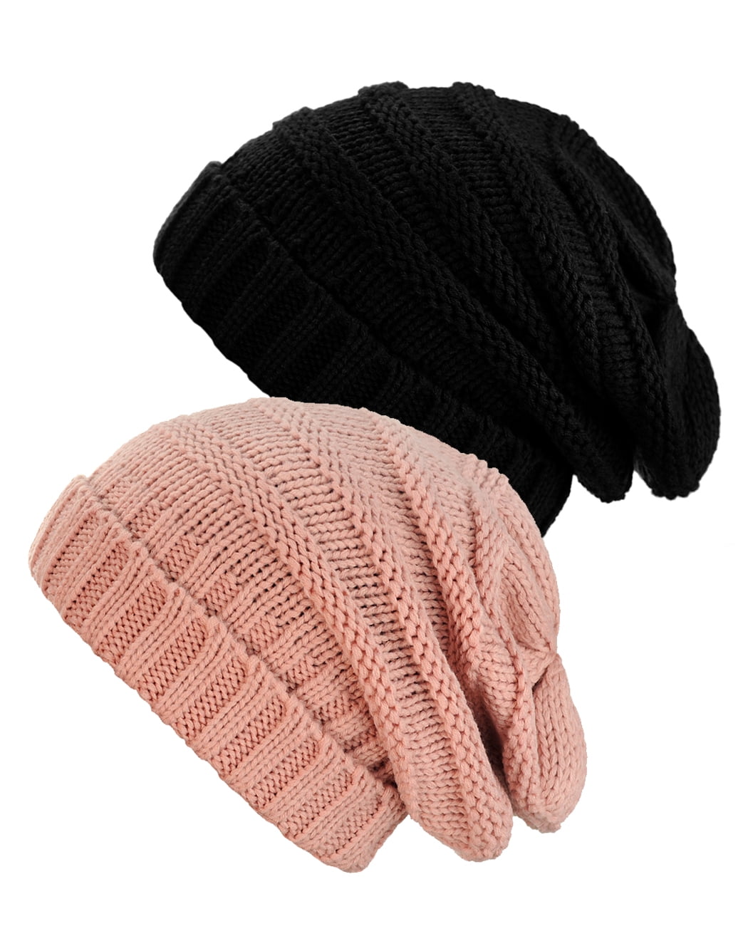 NYFASHION101 Exclusive Oversized Baggy Slouchy Thick Winter Beanie Hat ...