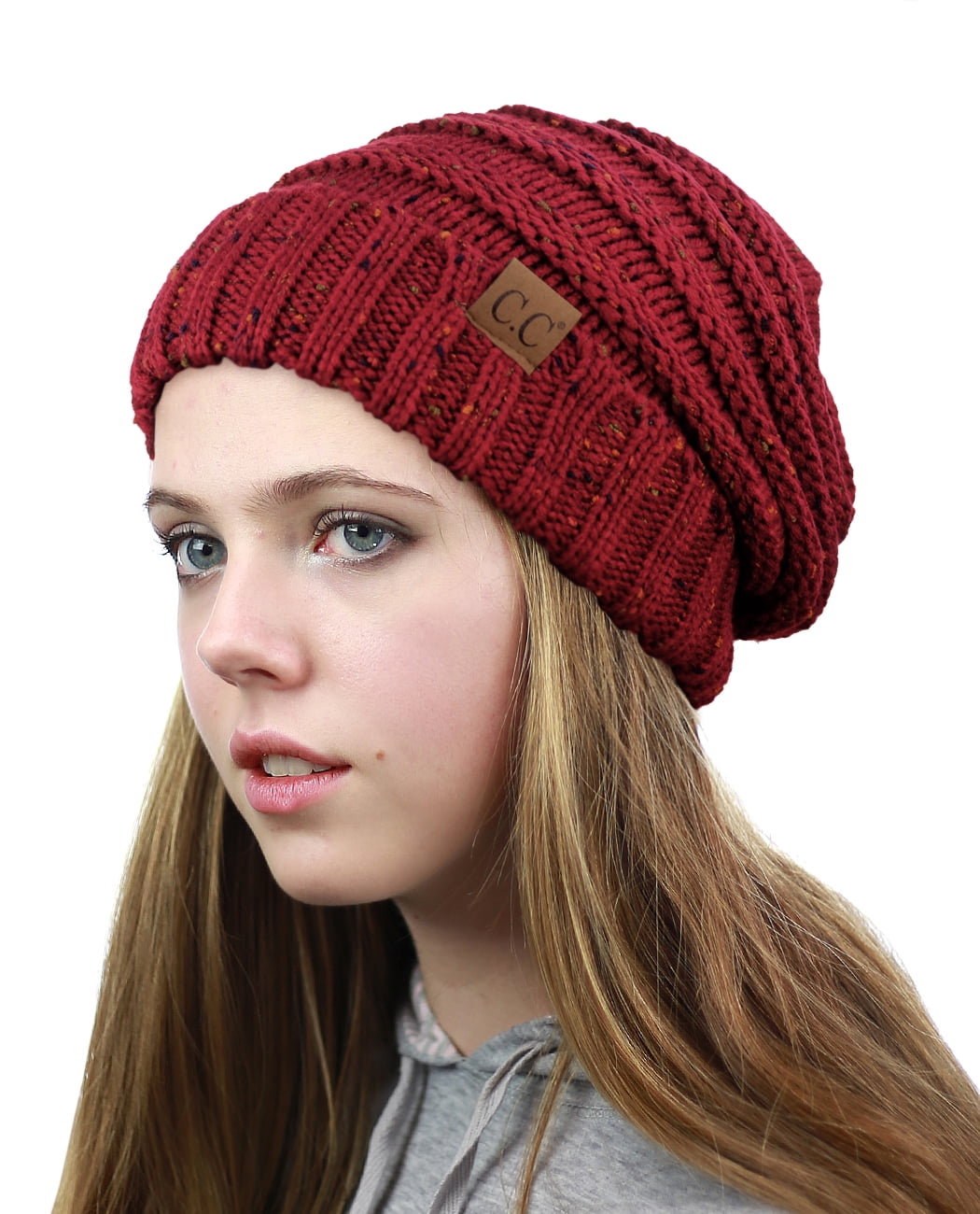 NYFASHION101 Exclusive Oversized Baggy Slouchy Thick Winter Beanie Hat ...