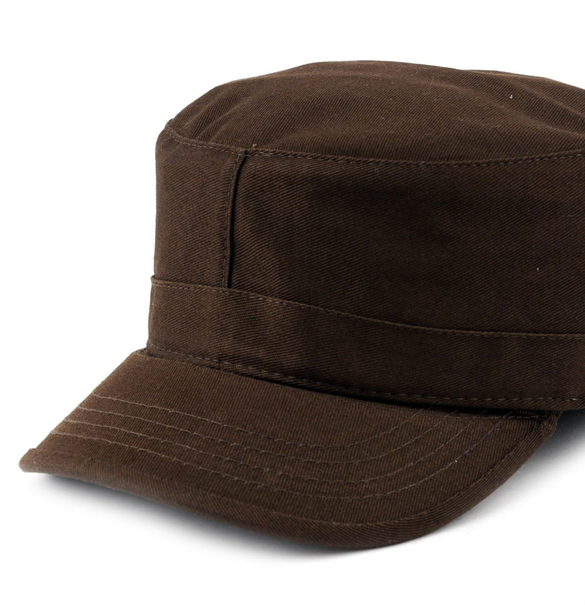 NYFASHION101 Fashionable Solid Color Unisex Fitted Army Military Cadet ...