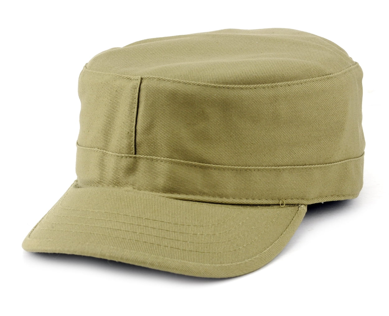 NYFASHION101 Fashionable Solid Color Unisex Fitted Army Military Cadet ...