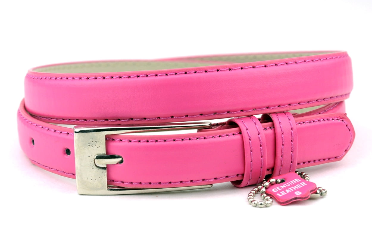 NYFASHION101 Women's Classy Skinny Bonded Leather Casual Belt with ...