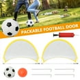 NYIDPSZ Kids Beginner Pop Up Foldable Soccer Goal Toys, Indoor Football ...