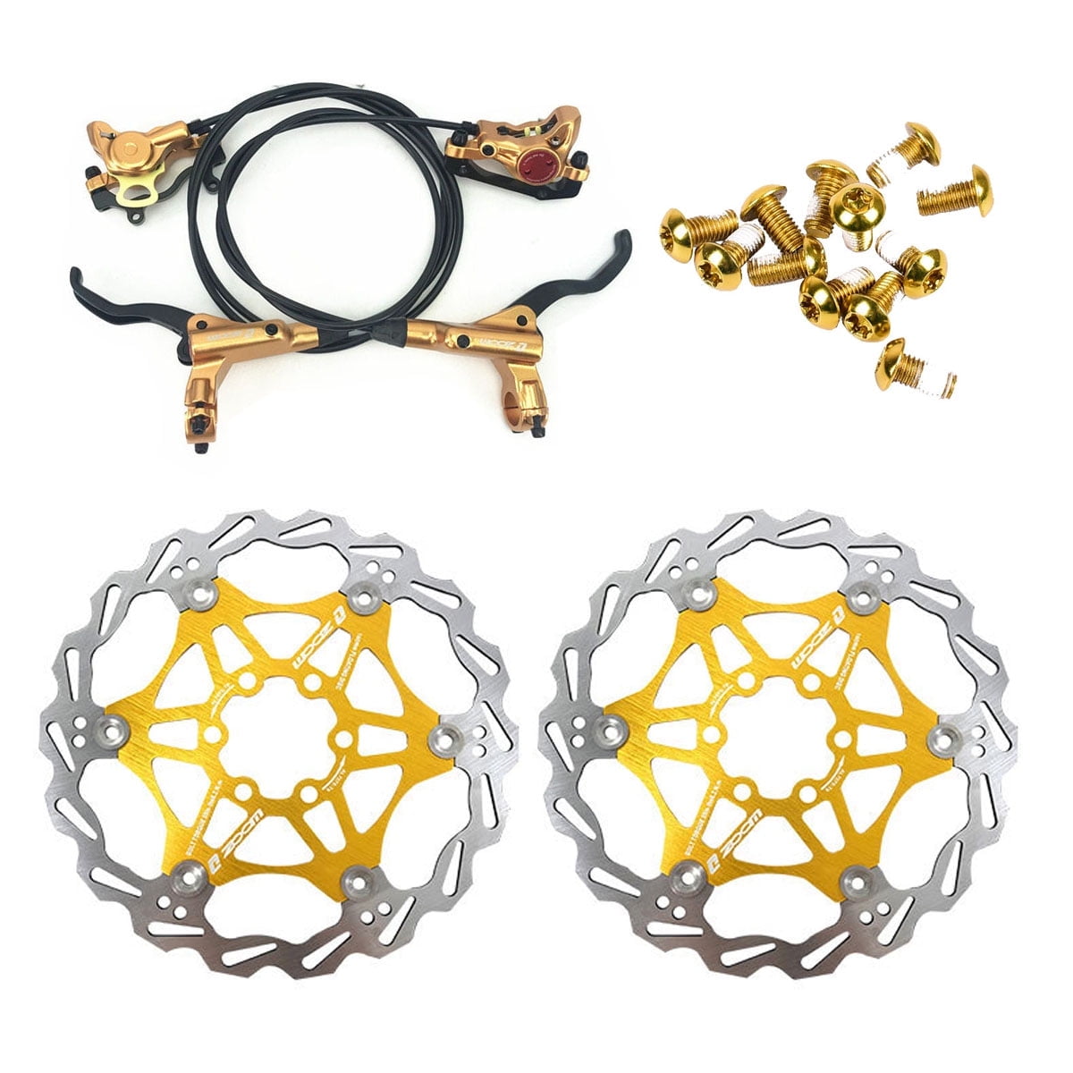 NYK Zoom Hydraulic Disc Brakes Mountain Bike Sets MTB Front & Rear Set ...