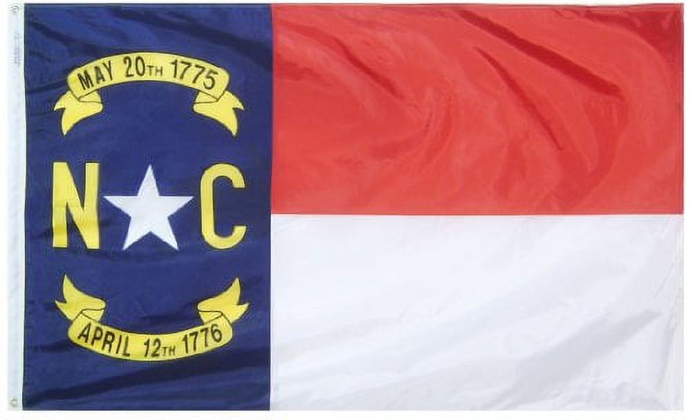NYLGLO 143960 North Carolina State Flag,3x5 Ft - Walmart.com