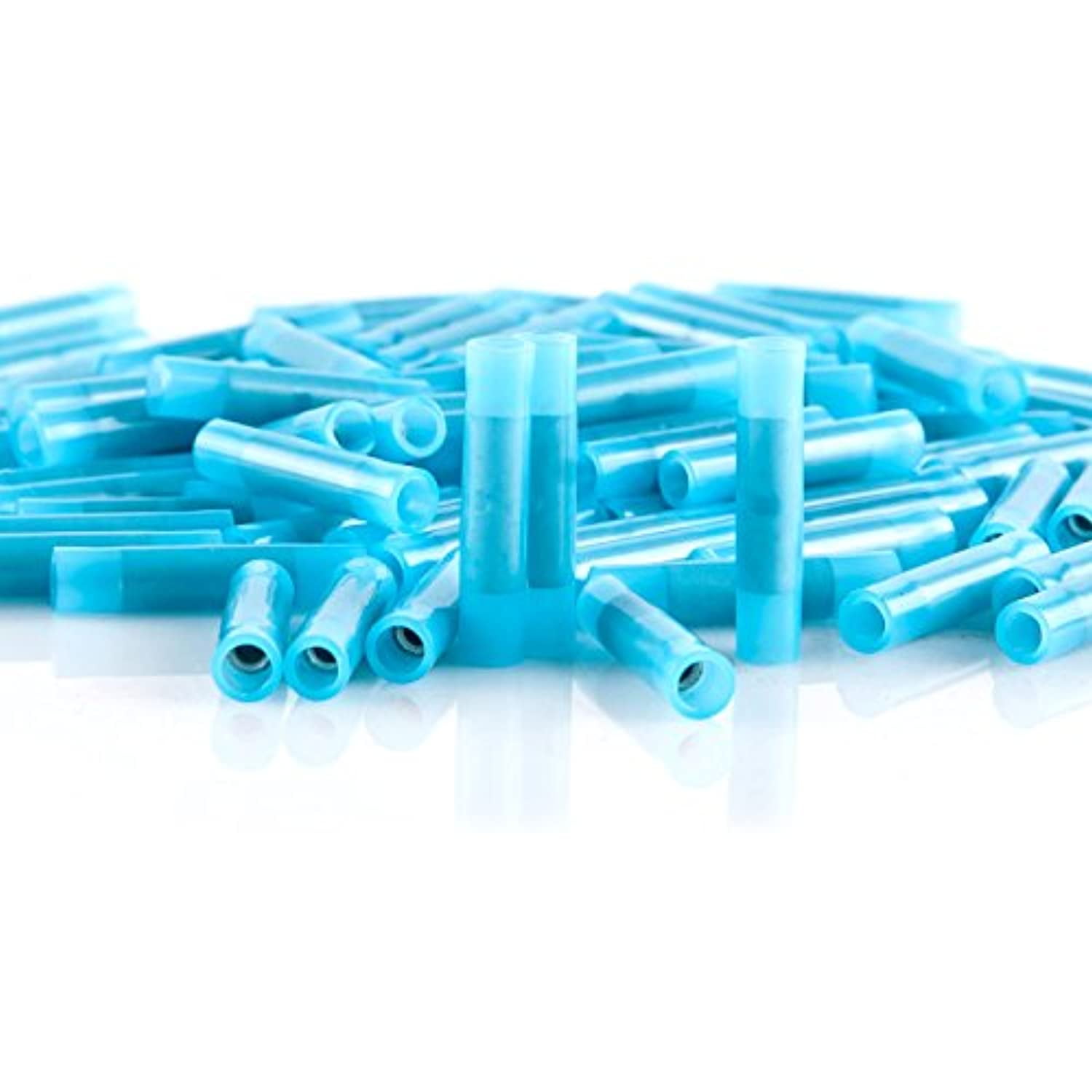 NYLON BUTT CONNECTOR 16-14 BLUE SEE THRU SEEMLESS (100 Pack) - Walmart.com