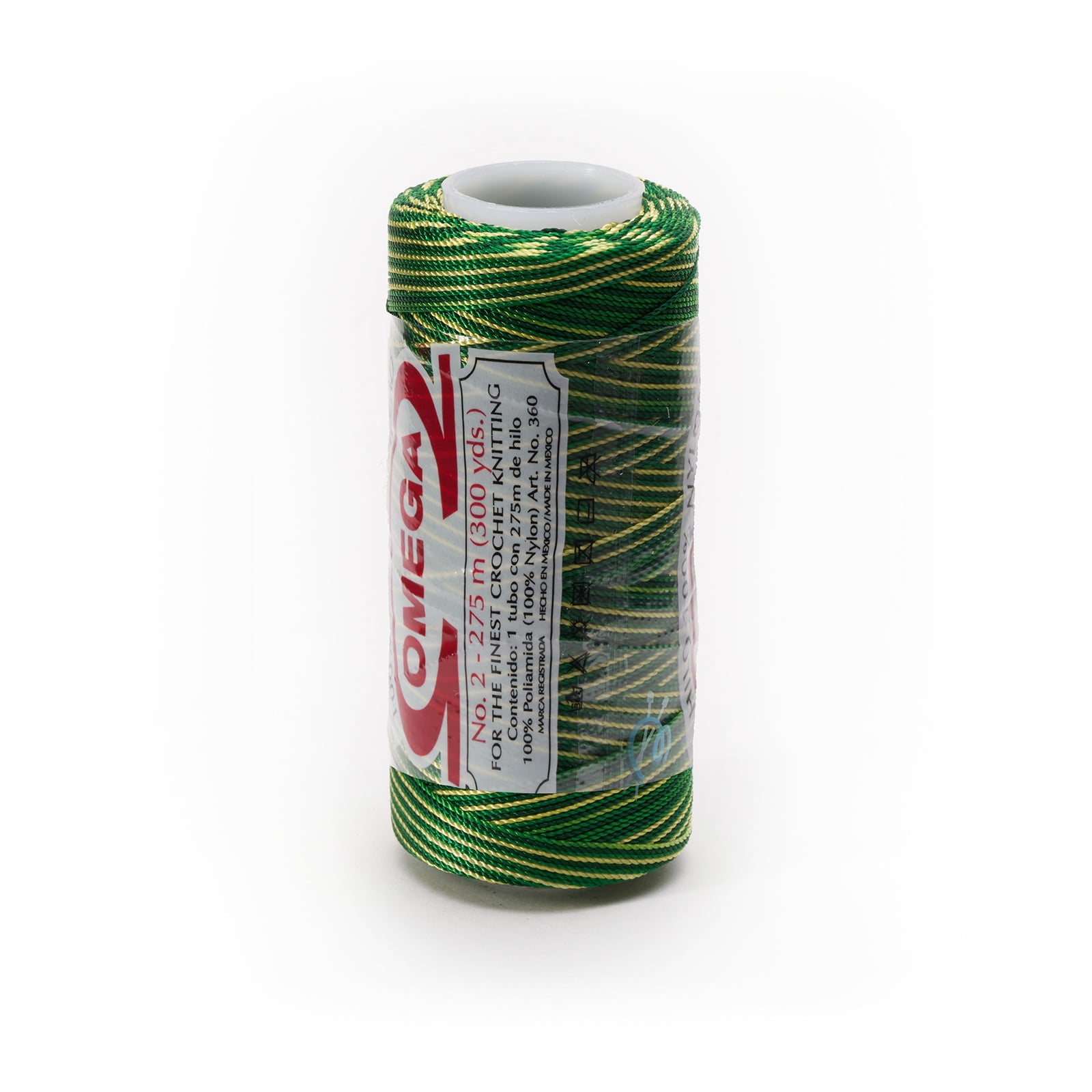 NYLON NO.2 [Variegated] by Omega - Strong 100% Nylon String Cord for ...