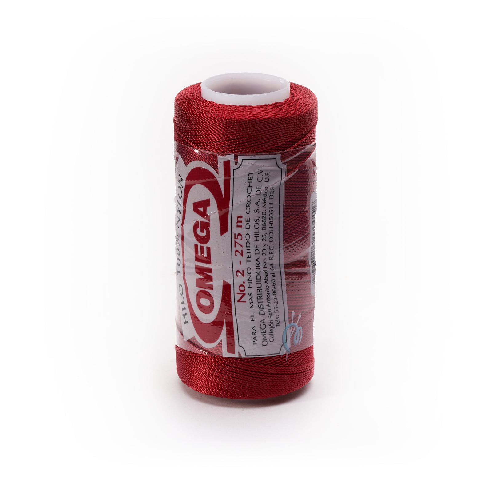 NYLON NO.2 by Omega - Strong 100% Nylon String Cord for Fine Crochet ...