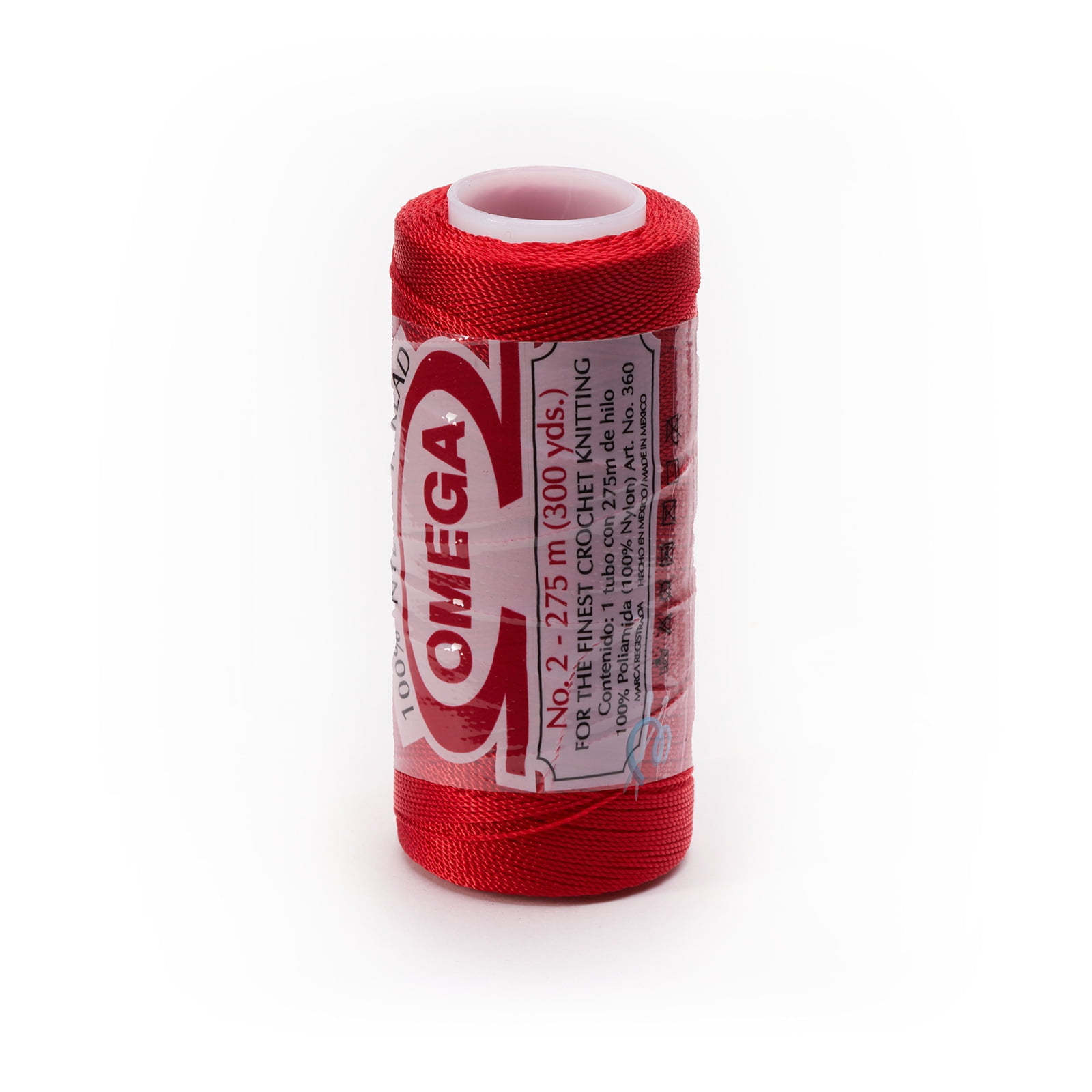 NYLON NO.2 by Omega - Strong 100% Nylon String Cord for Fine Crochet ...