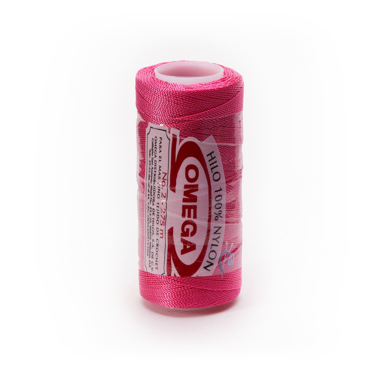 NYLON NO.2 by Omega - Strong 100% Nylon String Cord for Fine Crochet ...