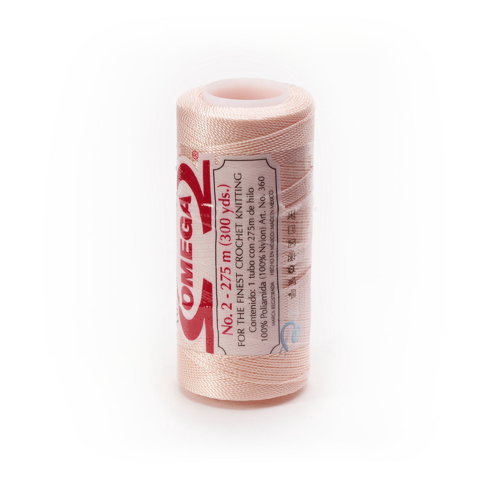 NYLON NO.2 by Omega - Strong 100% Nylon String Cord for Fine Crochet ...