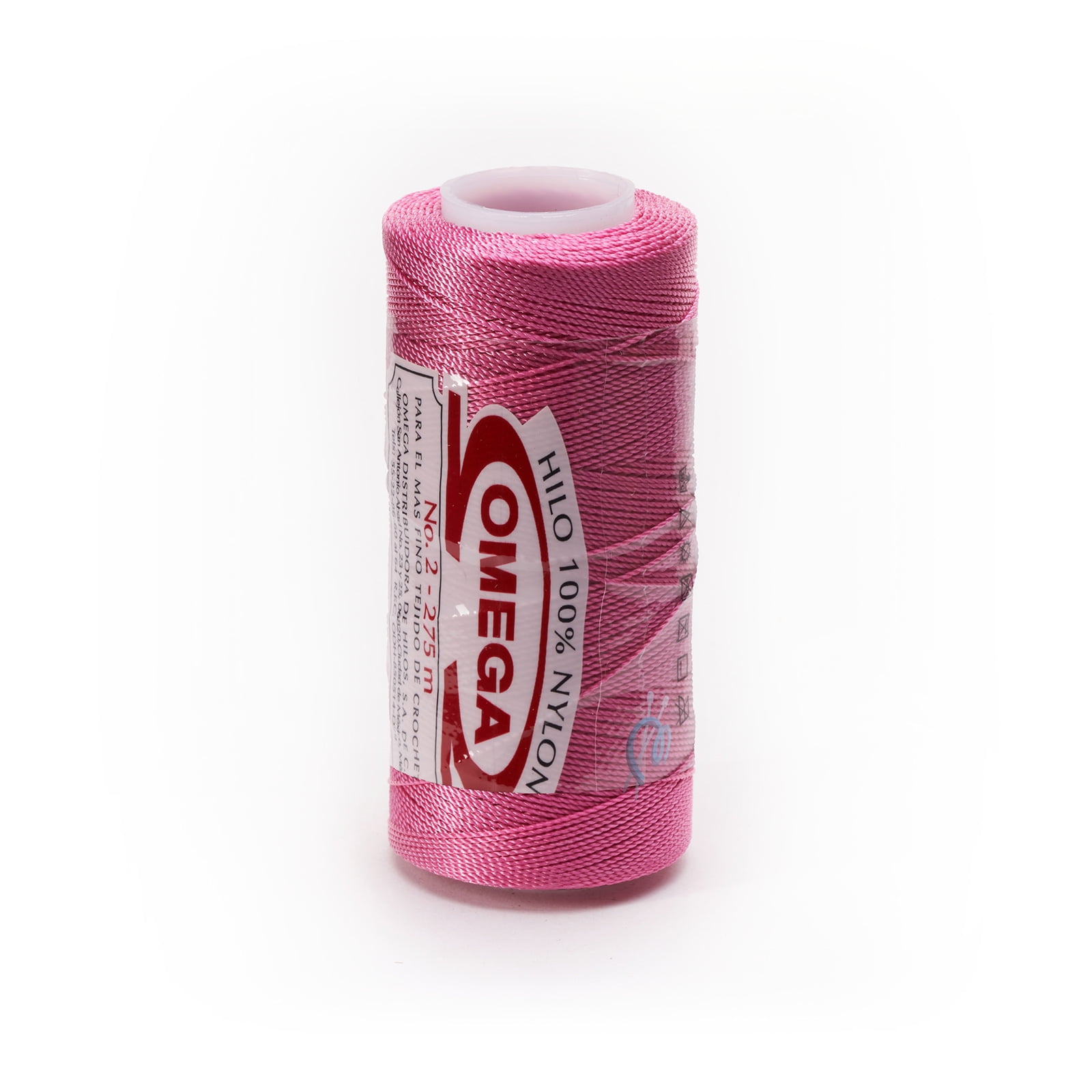 NYLON NO.2 by Omega - Strong 100% Nylon String Cord for Fine Crochet ...