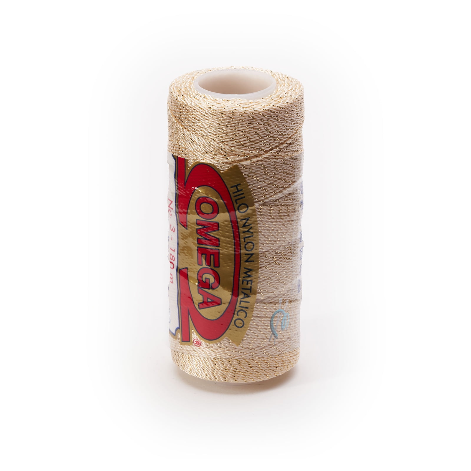 NYLON NO.3 [Metallic] by Omega - Strong 100% Nylon String Cord for Fine ...