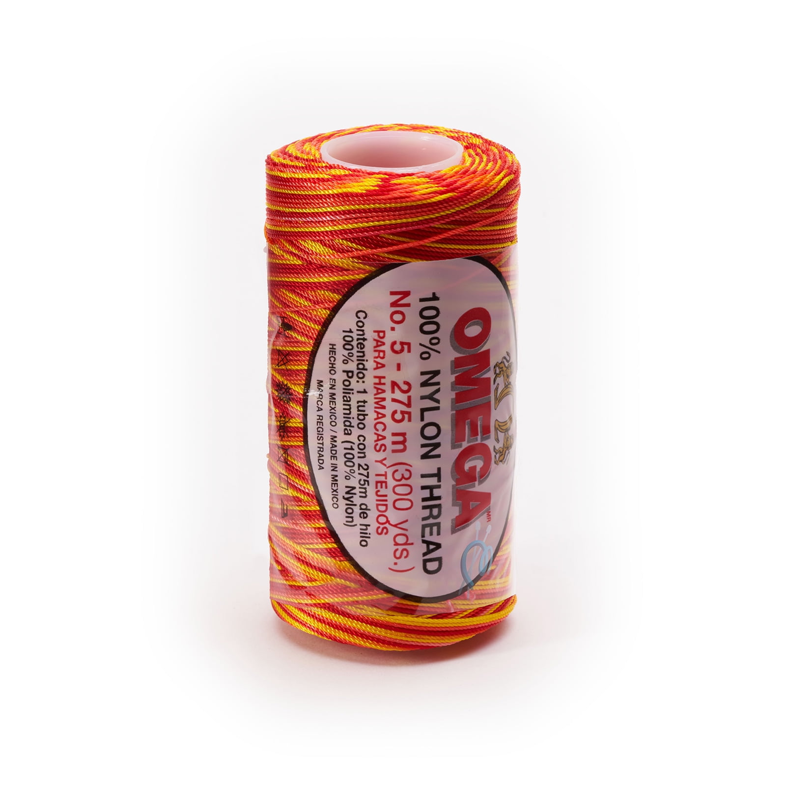 NYLON NO.5 [Variegated] by Omega - Strong 100% Nylon String Cord for ...