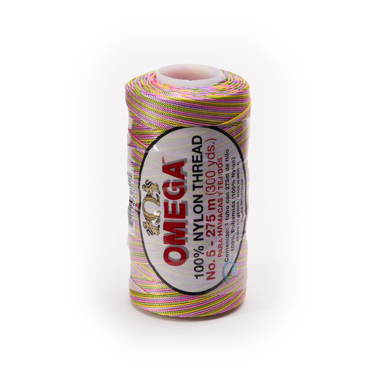 NYLON NO.5 [Variegated] by Omega - Strong 100% Nylon String Cord for ...