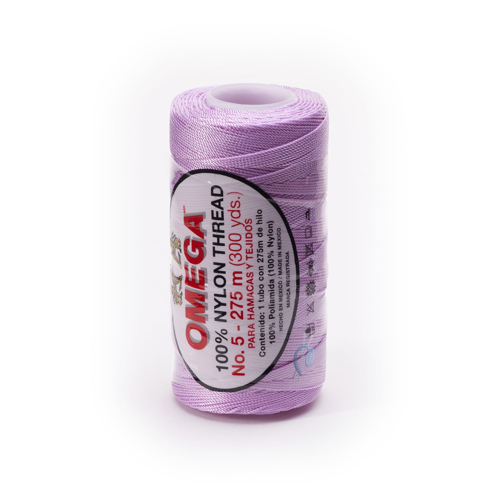 NYLON NO.5 by Omega - Strong 100% Nylon String Cord for Fine Crochet ...