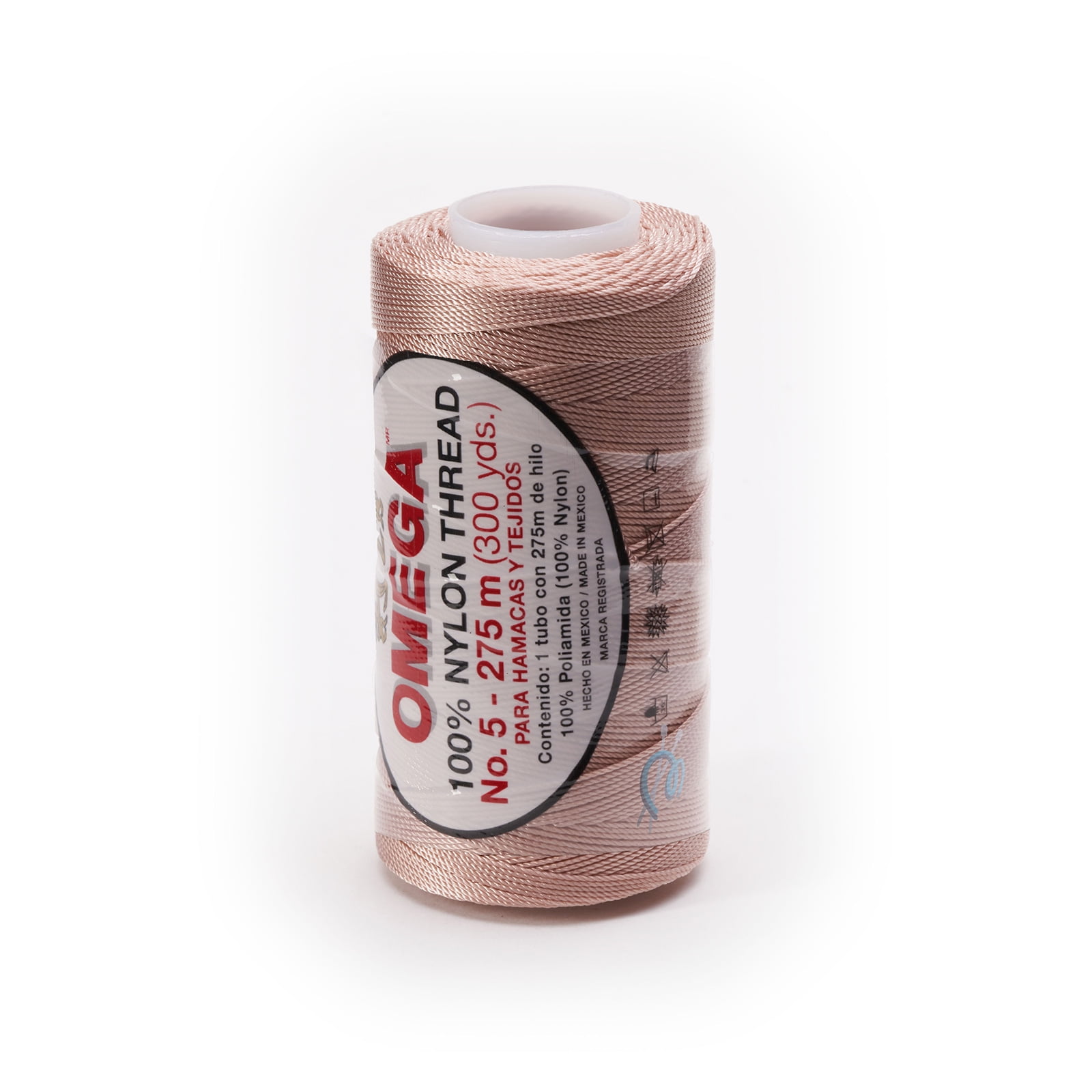 NYLON NO.5 by Omega - Strong 100% Nylon String Cord for Fine Crochet ...