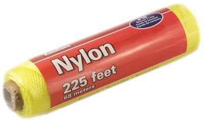 NYLON TWISTED MASON LINE, NEON YELLOW, #18 X 225 FT. per 10 Each ...
