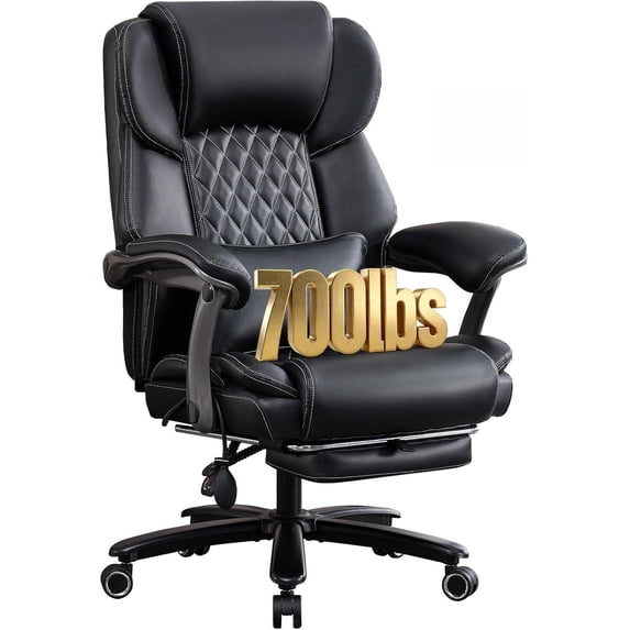 NYOAK 700lbs Big and Tall Office Chair for Heavy People–Heavy Duty ...