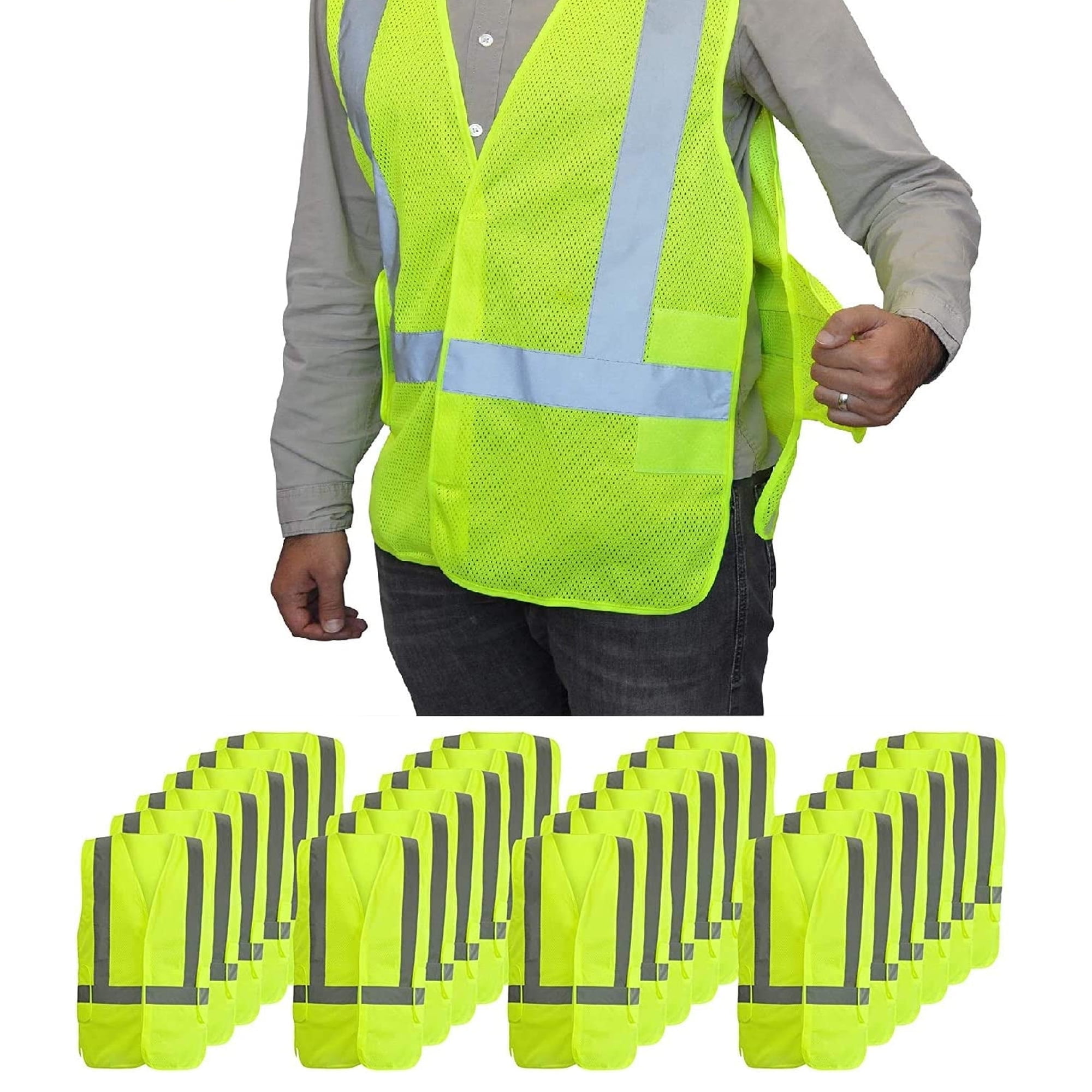 NYOrtho High Visibility Vest Reflective Lightweight Breathable Safety ...