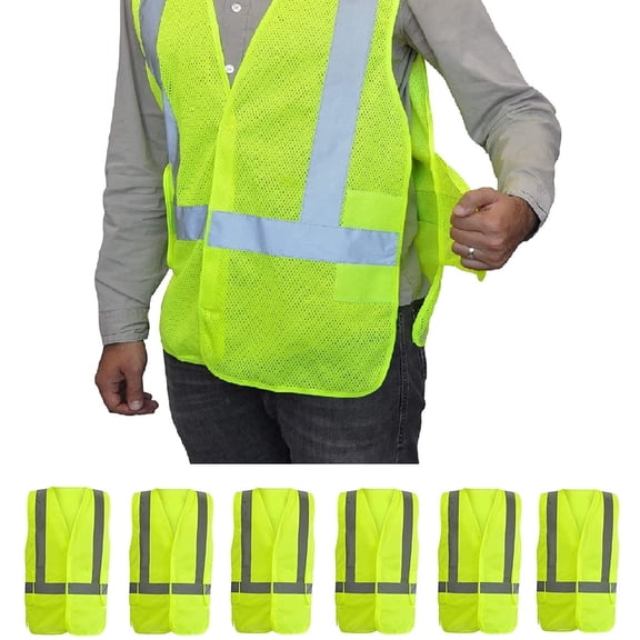 A-SAFETY 21 Colour High Visibility Neon Vest with Pockets for Running ...