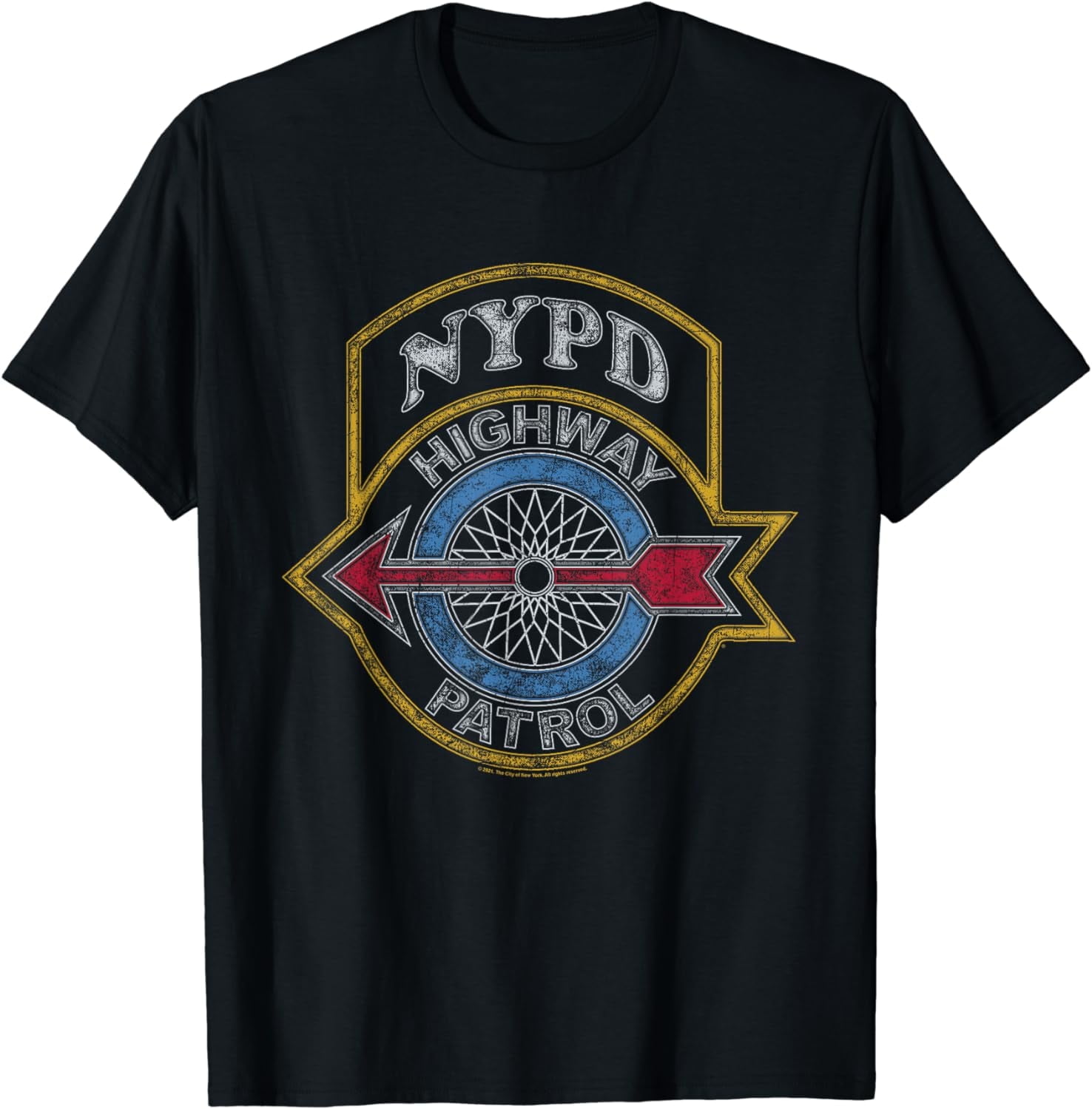 NYPD Highway Patrol T-Shirt - Walmart.com