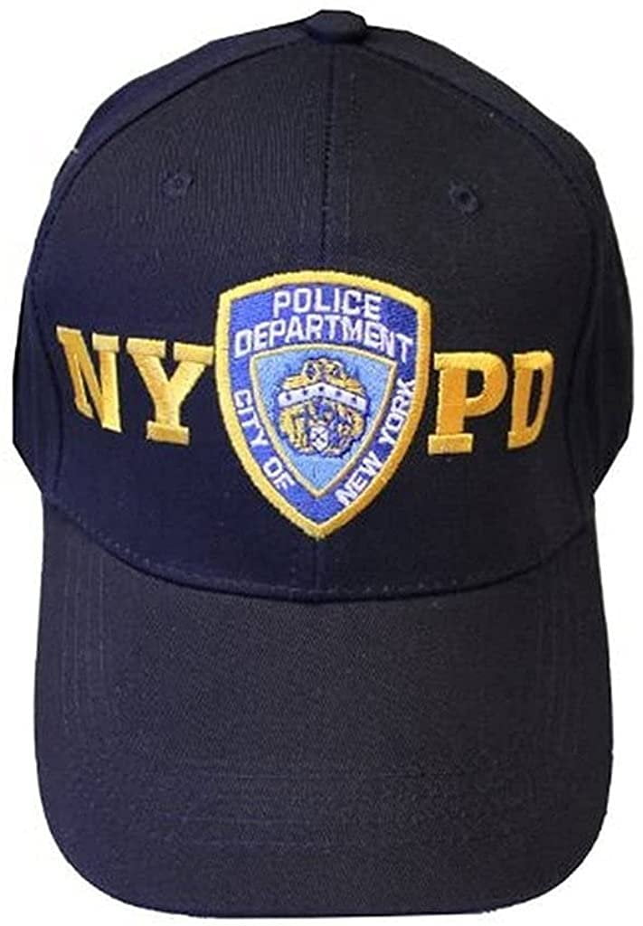 NYPD Men's Baseball City of New York Police Department Badge Navy-Gold ...