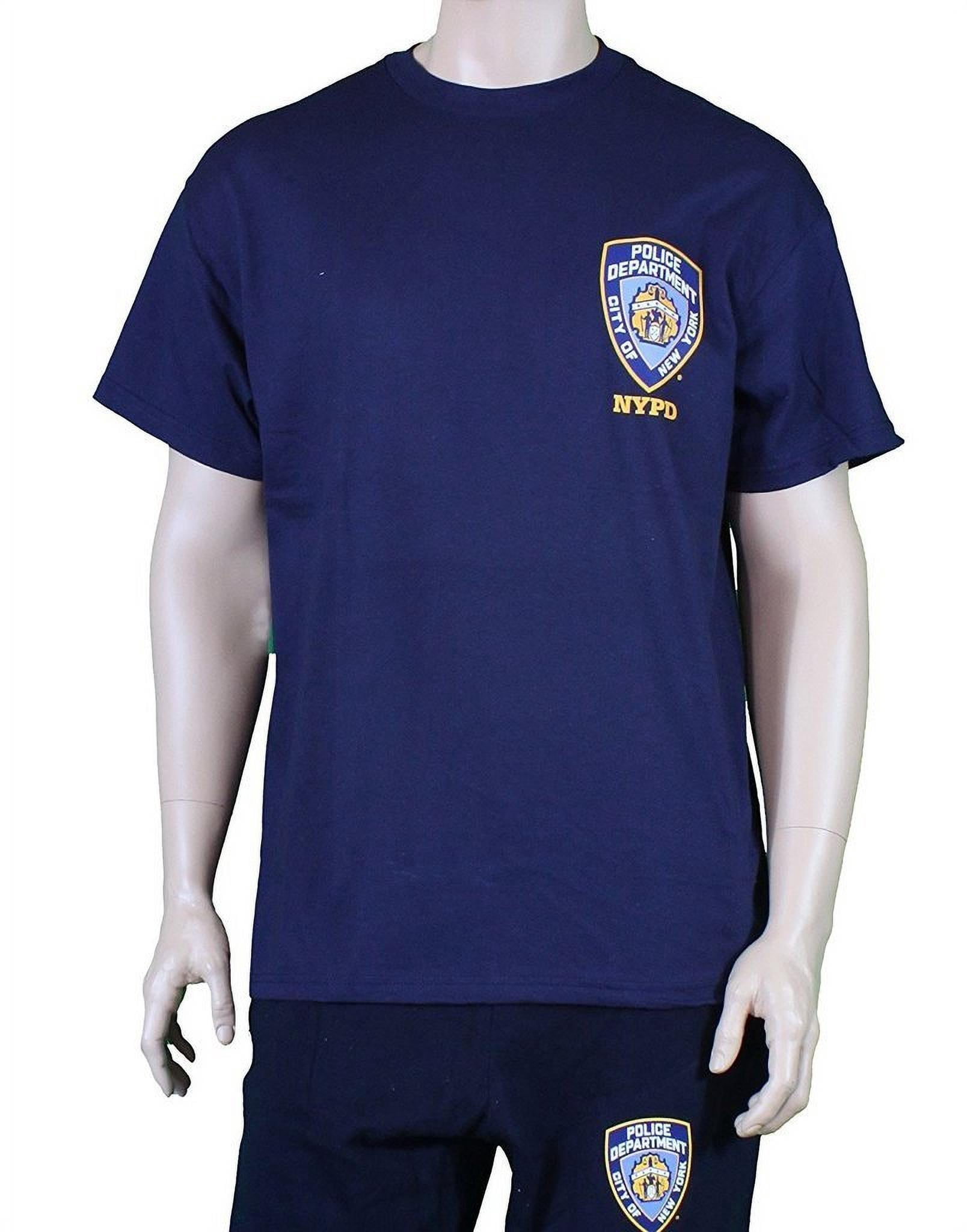 NYPD Short Sleeve Police Back T-Shirt Navy Xl - Walmart.com