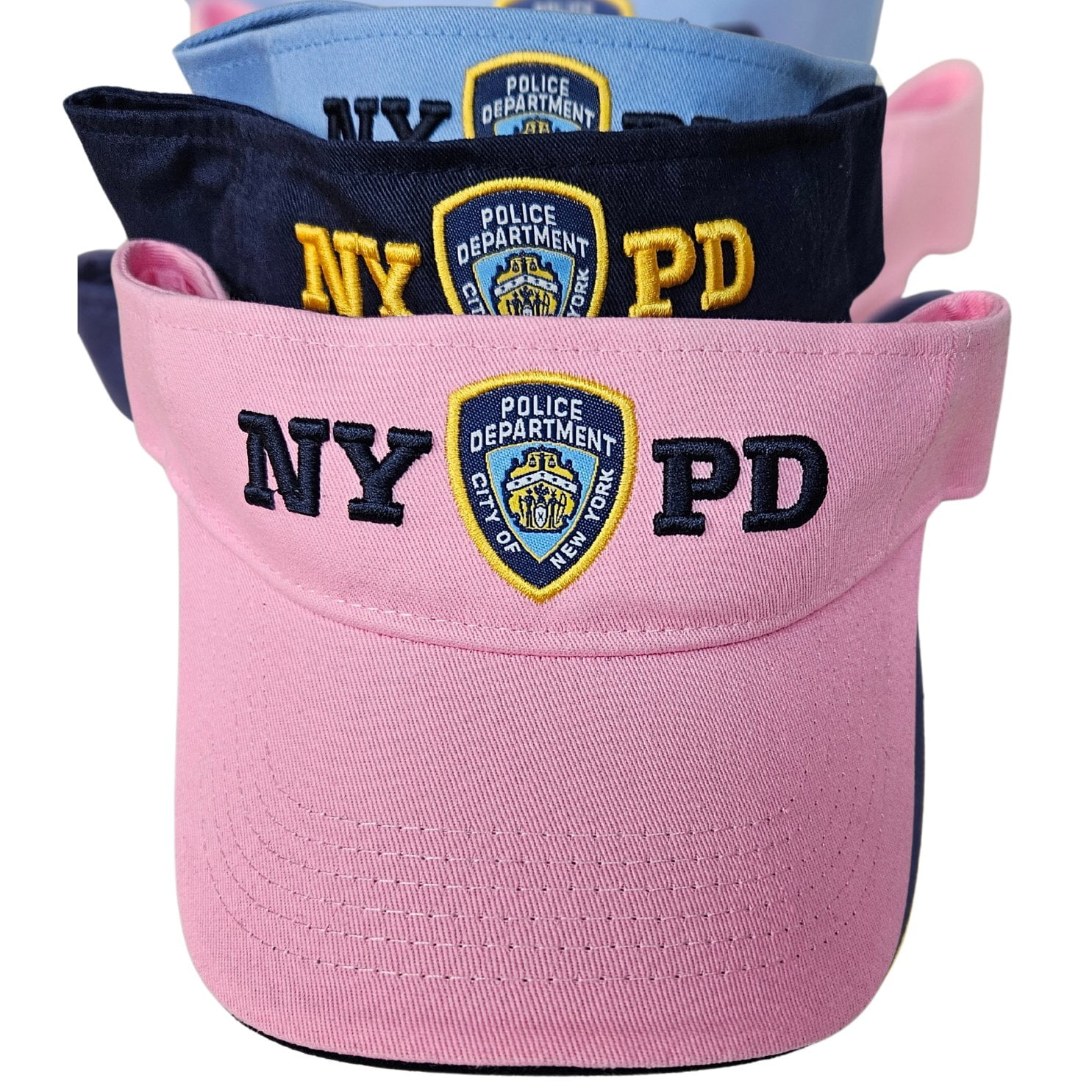 NYPD Sun Visor Officially Licensed Adult One-Size Pink - Walmart.com
