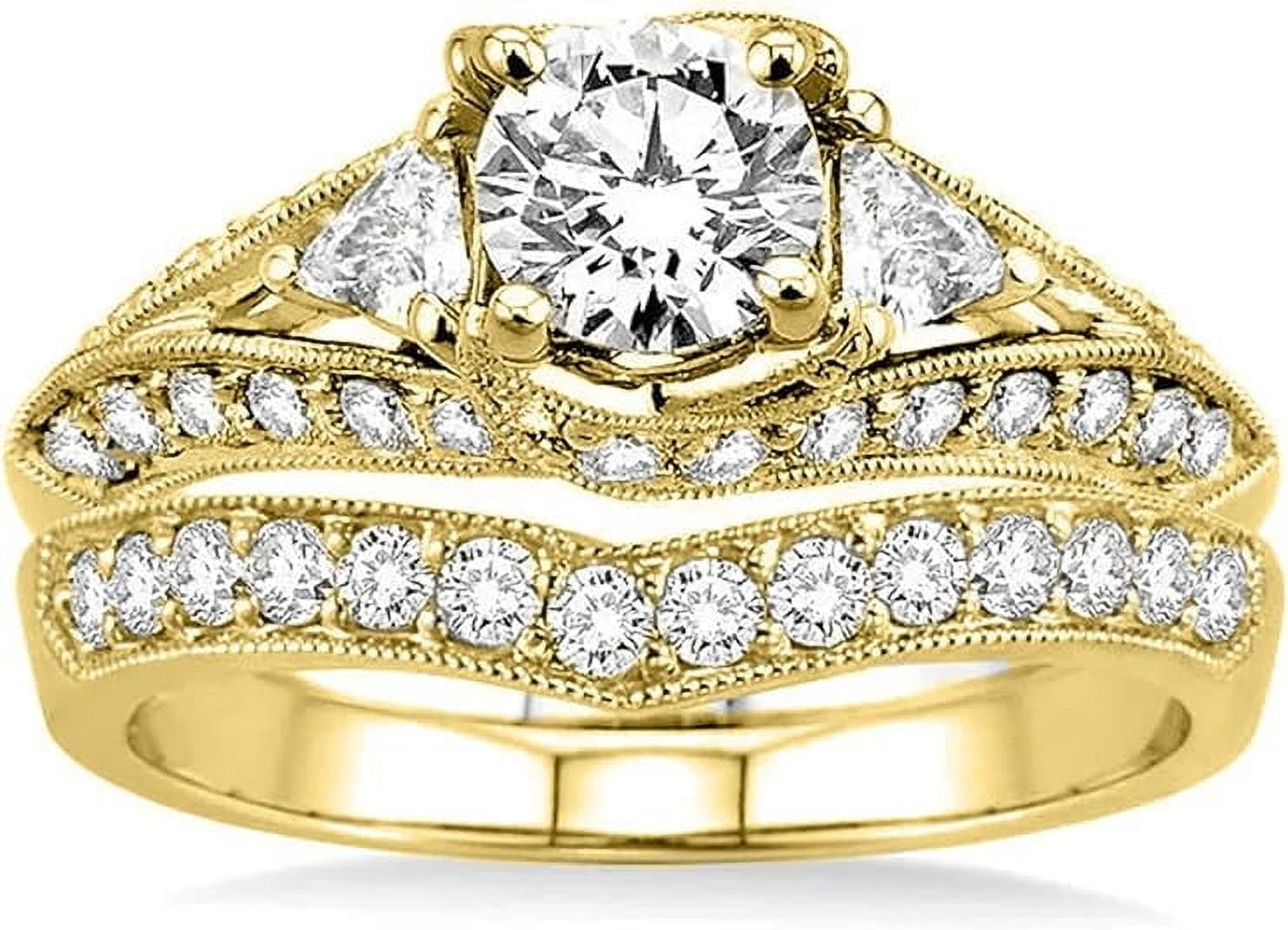 NYS Jewellrs 2.80 Ct Round Cut White Diamond Engagement Wedding Thanksgiving Christmas Bridal ...