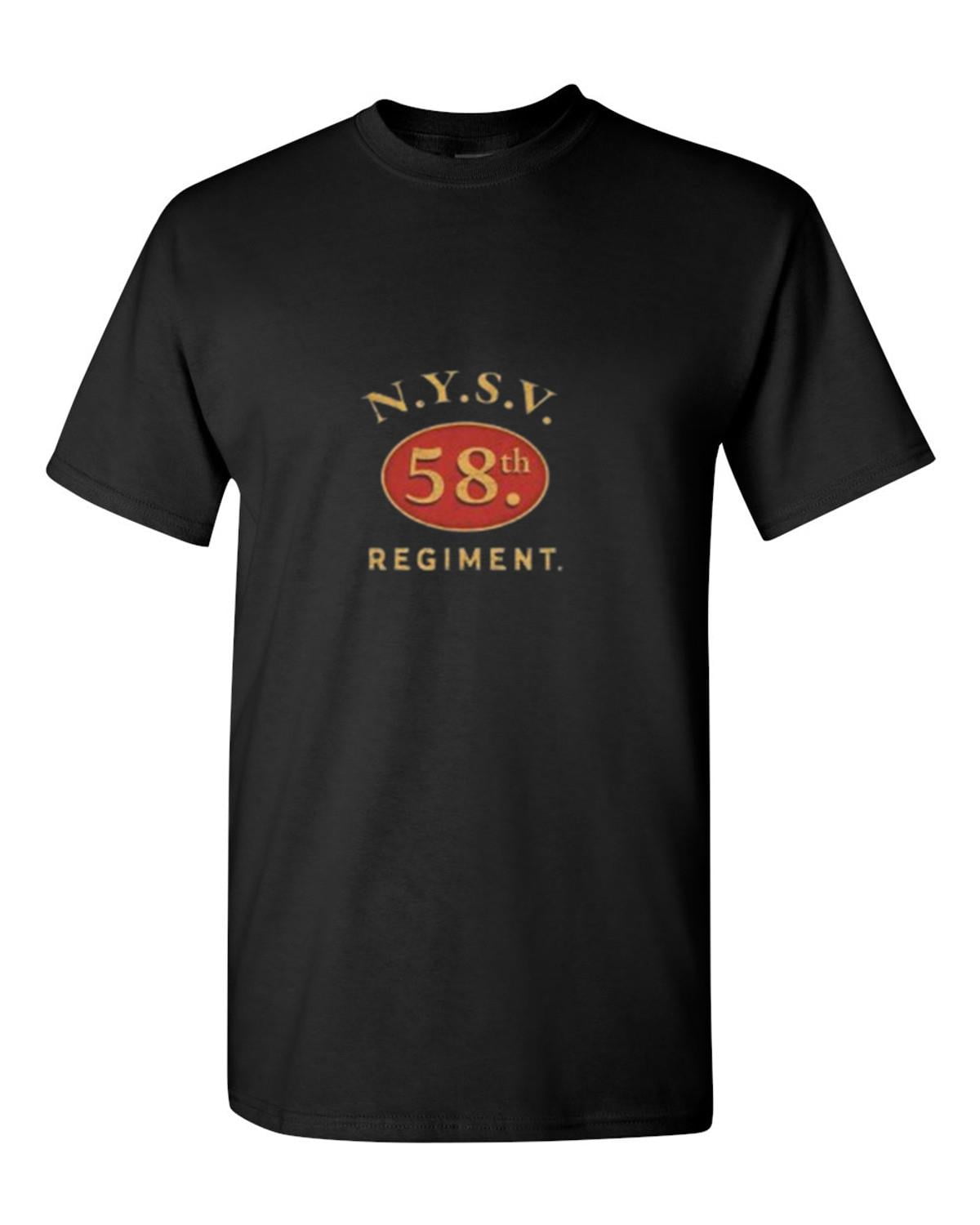NYSV 58th Regiment Vintage Military Unit Tribute History T-Shirt, for ...