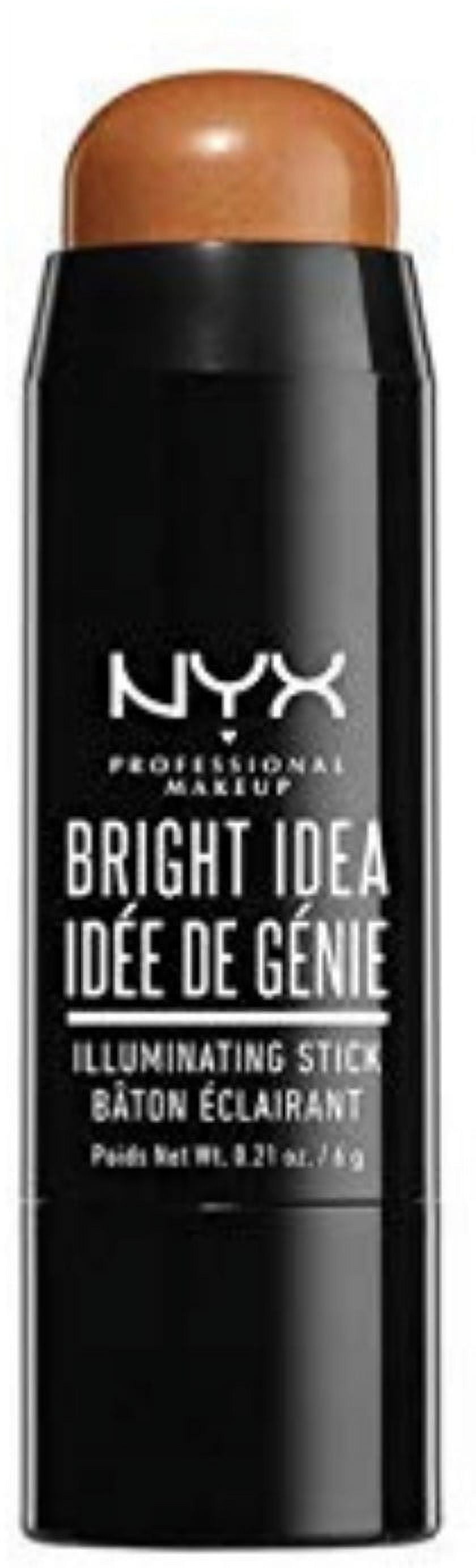 NYX Bright Idea Illuminating Stick, Topaz Tan 0.21 oz, Face Highlighter ...