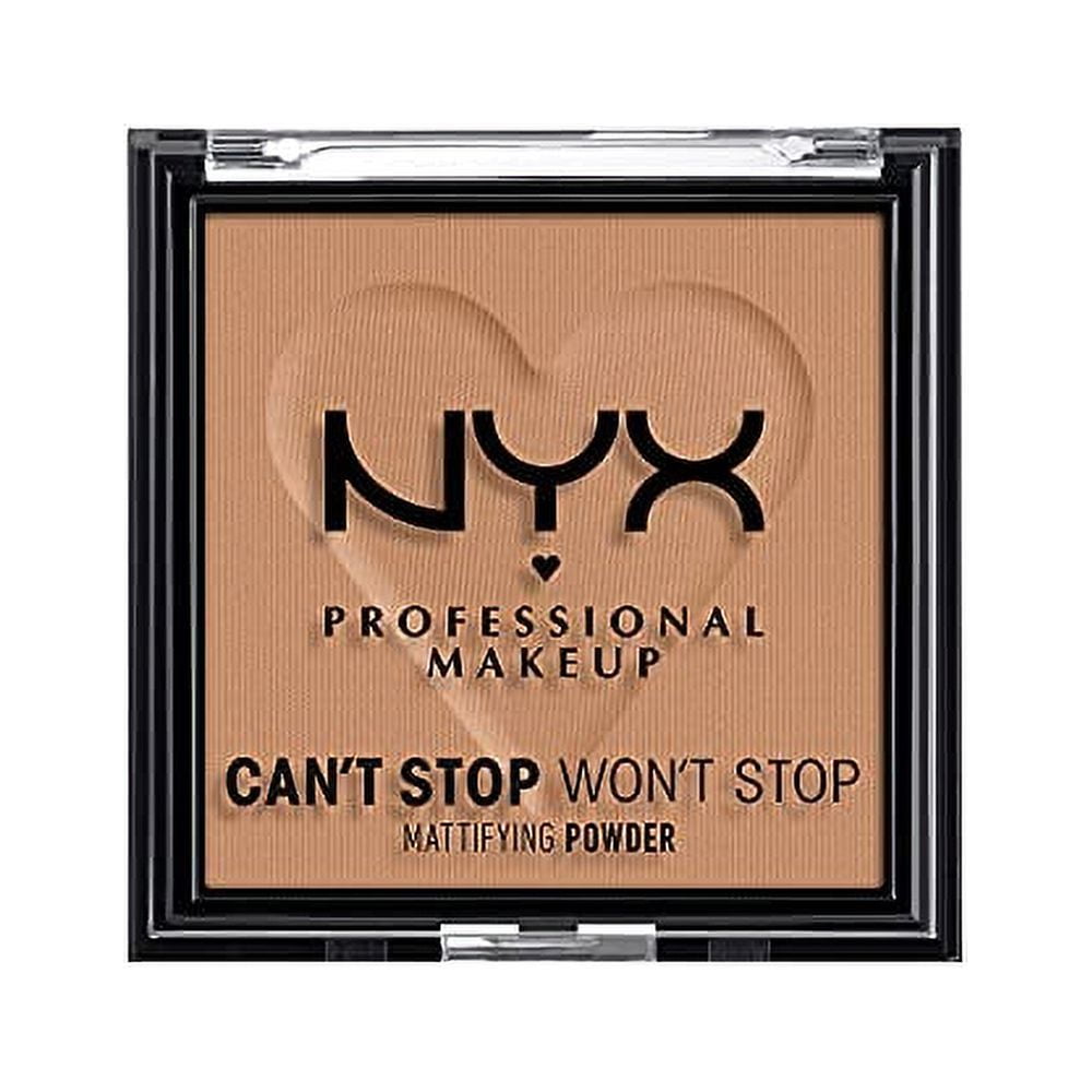 NYX PROFESSIONAL MAKEUP Can't Stop Won't Stop Mattifying Pressed Powder ...