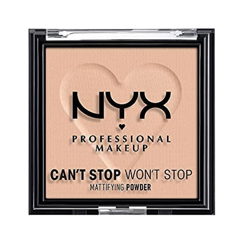 NYX PROFESSIONAL MAKEUP Can't Stop Won't Stop Mattifying Pressed Powder ...