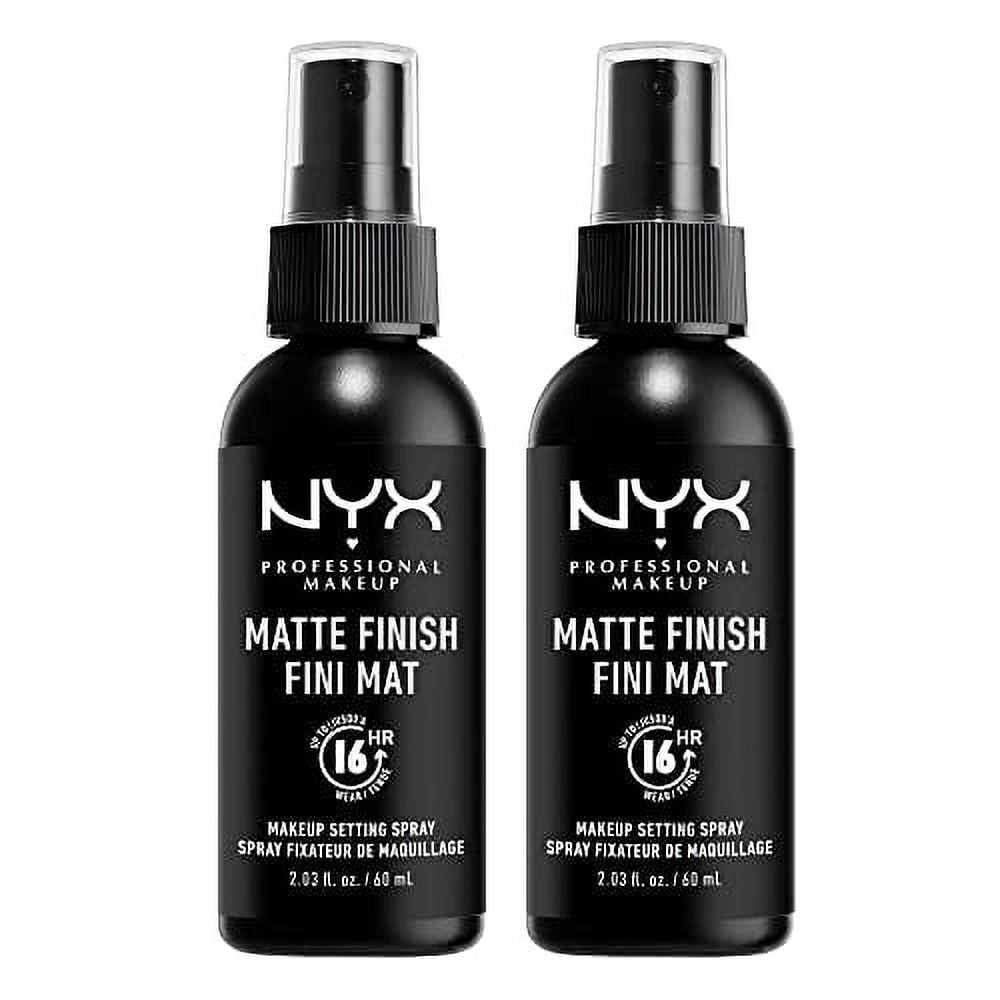 NYX PROFESSIONAL MAKEUP Makeup Setting Spray - Matte Finish, Pack Of 2 ...