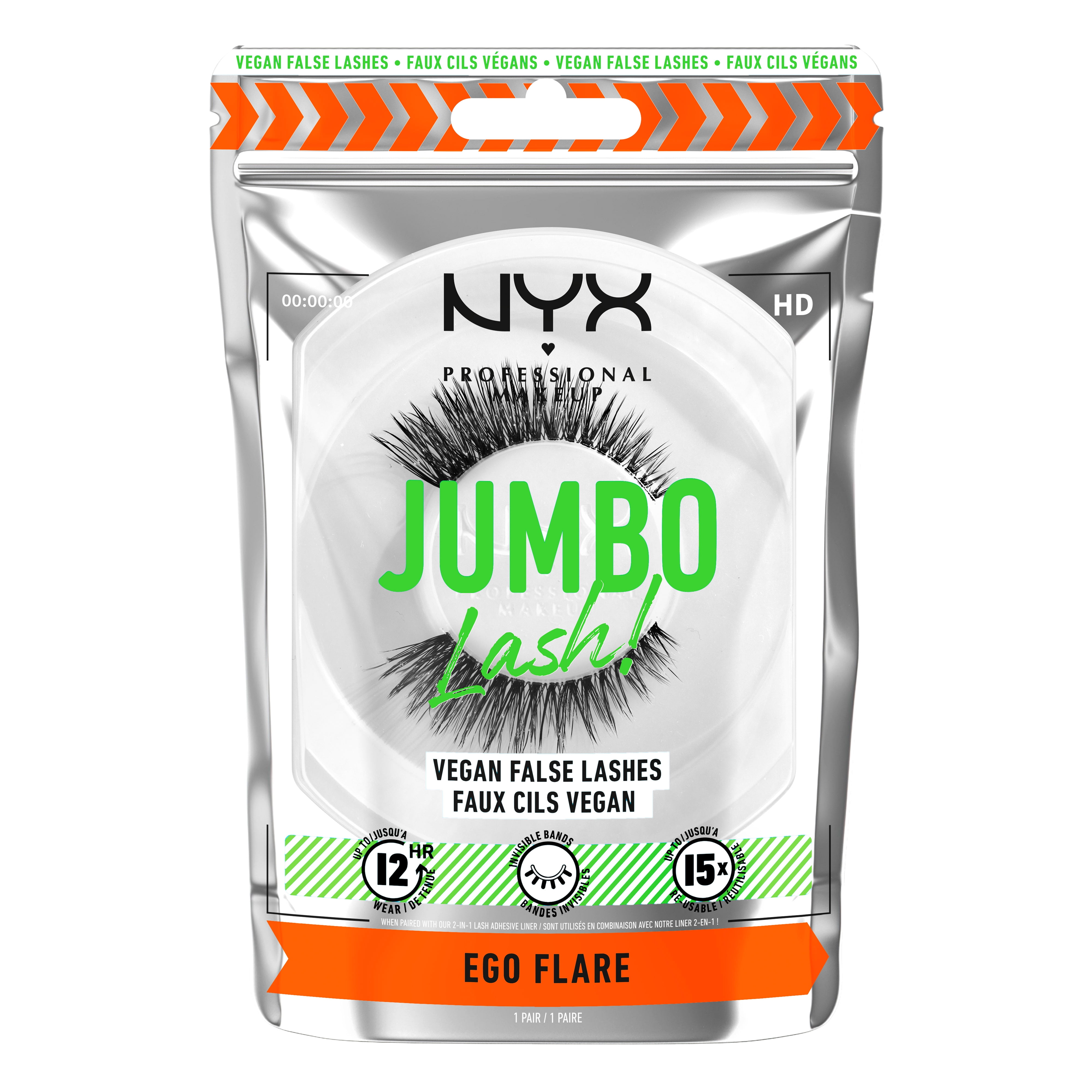NYX PROFESSIONAL MAKEUP Jumbo Lash! Fake Lashes - Ego Flare - Walmart.com