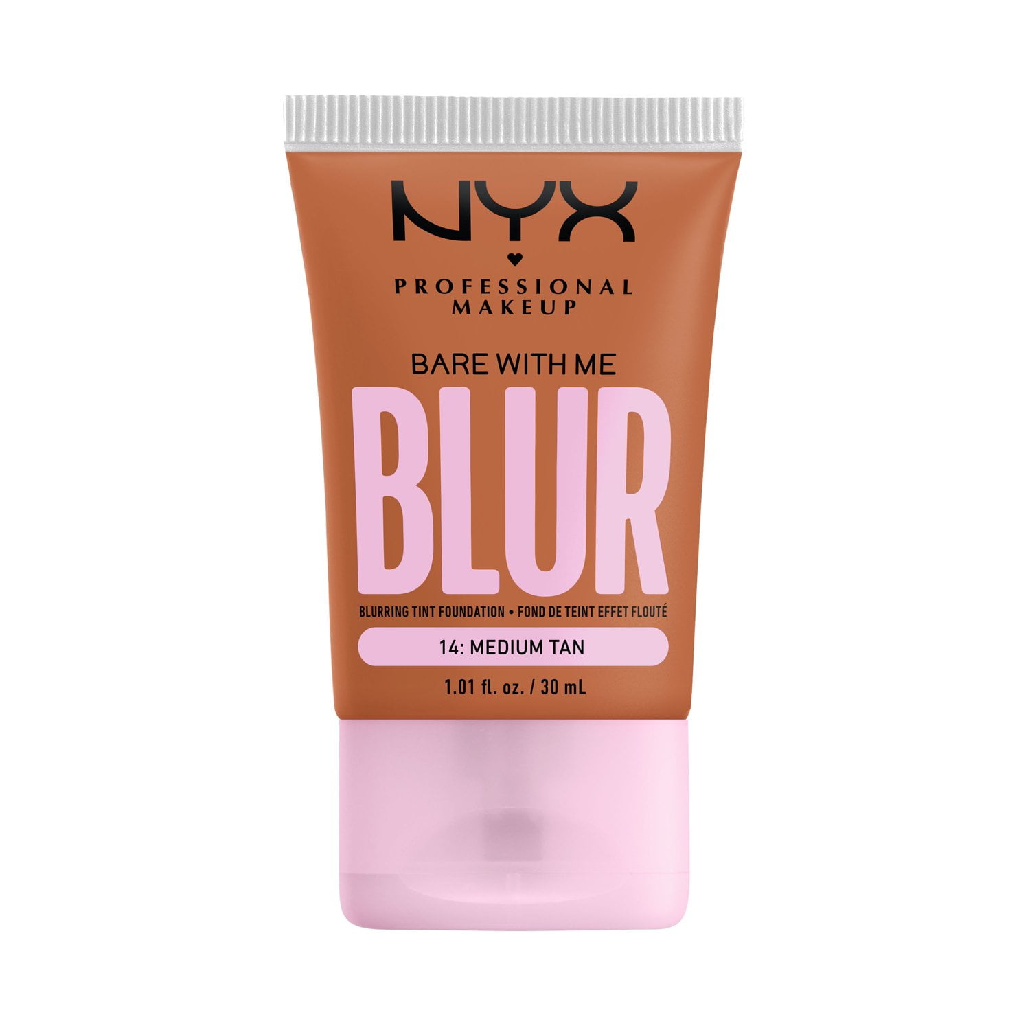 NYX Professional Makeup Bare with Me Blur Skin Tint Foundation, Medium ...