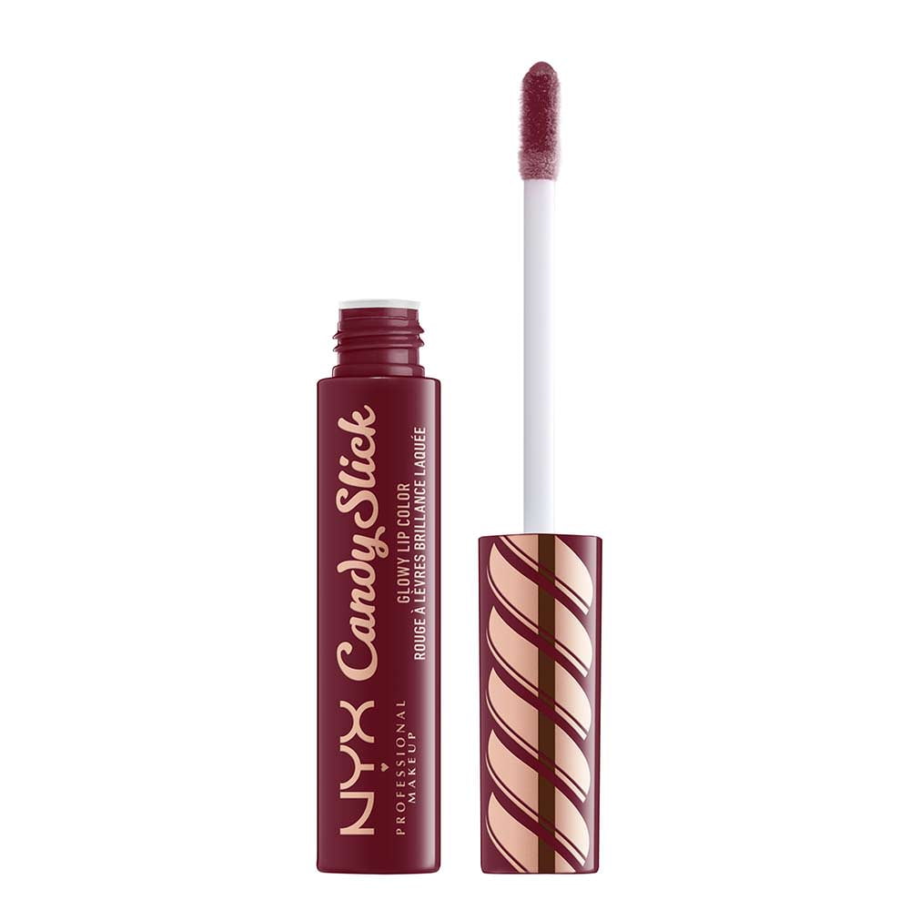 NYX Professional Makeup Candy Slick Glowy Lip Color, Cherry Cola ...