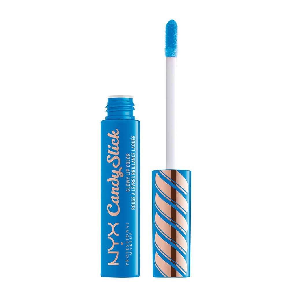 NYX Professional Makeup Candy Slick Glowy Lip Color, Extra Mints ...