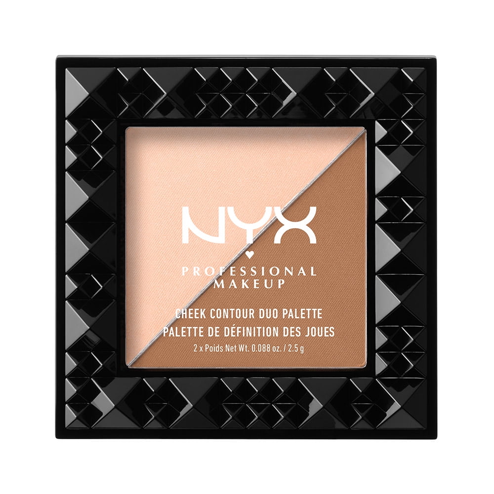 NYX Professional Makeup Cheek Contour Duo Palette, Cheek On Cheek ...