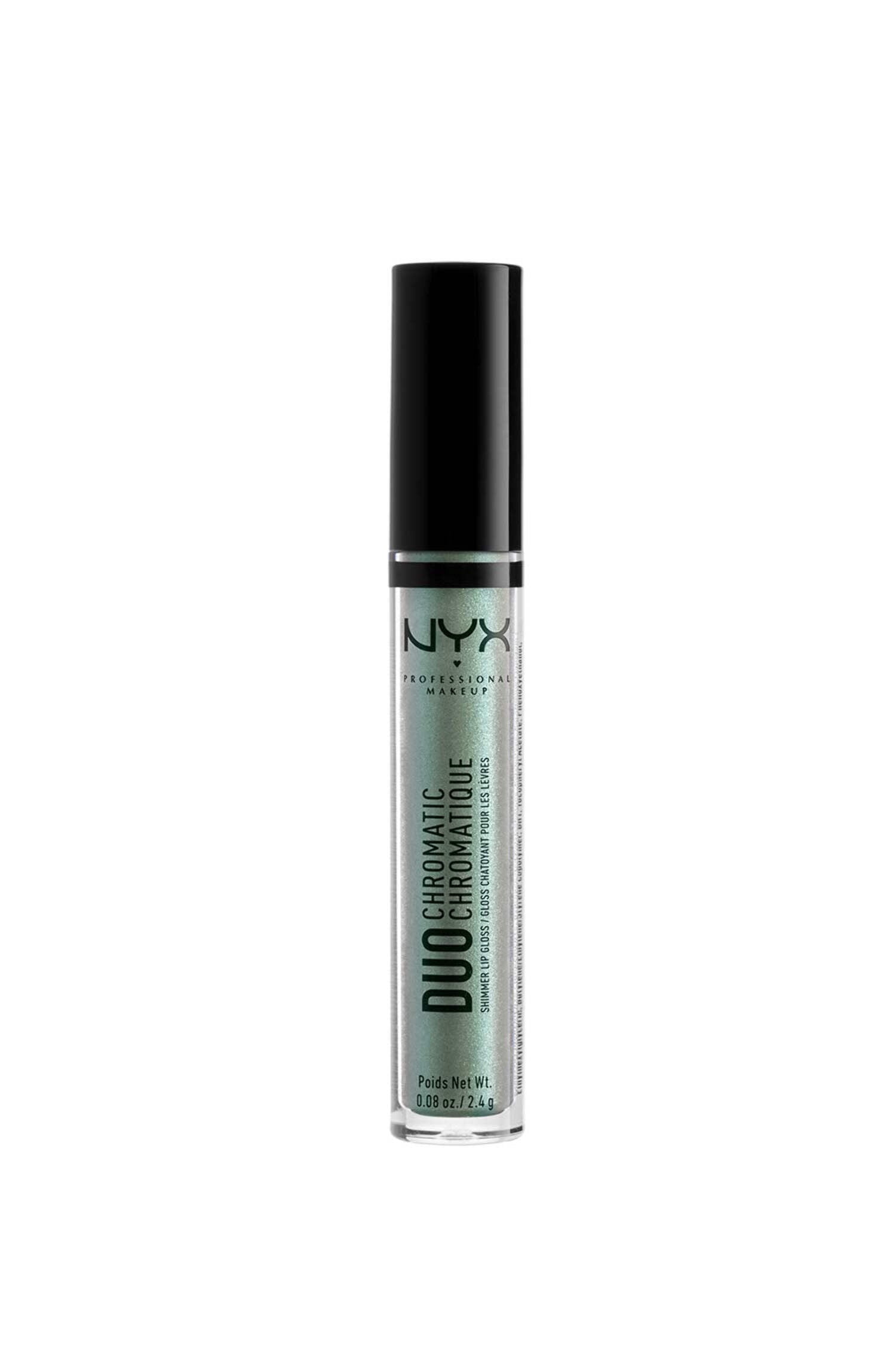 NYX Professional Makeup Duo Chromatic Lip Gloss, 09 Foam Party ...