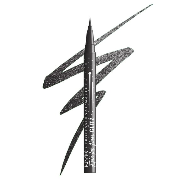 NYX Professional Makeup Epic Ink Glitz, Metallic Liquid Eyeliner ...