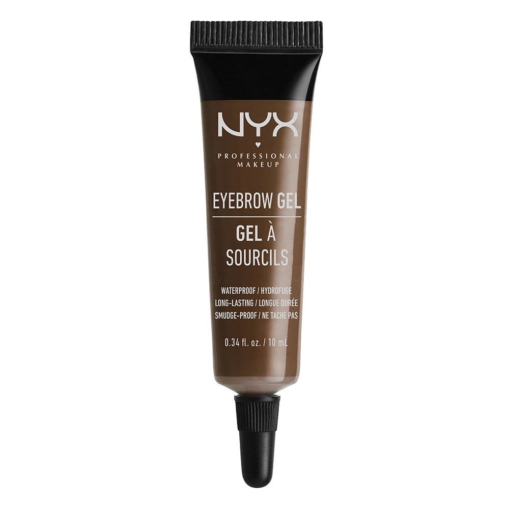 NYX Professional Makeup Waterproof Eyebrow Gel, Deep Brown Espresso ...
