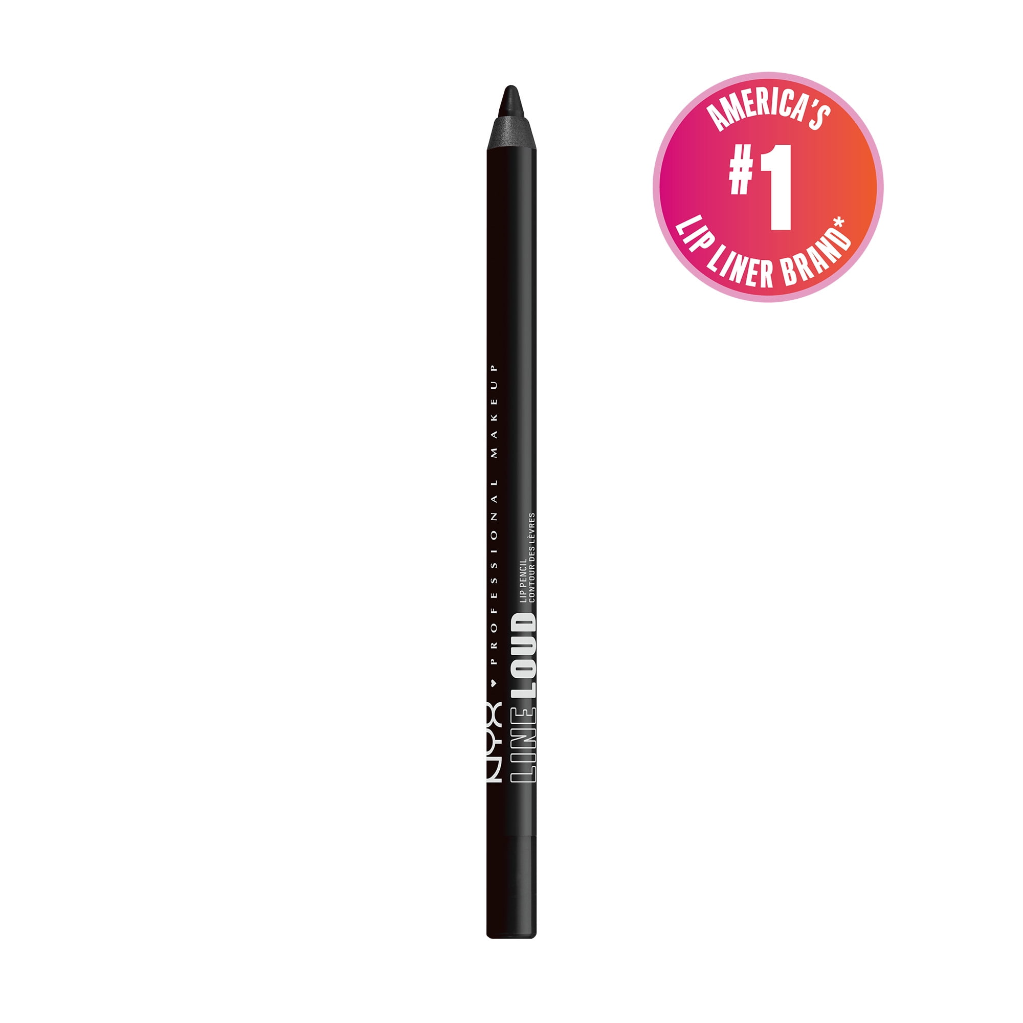 NYX Professional Makeup Line Loud Lip Liner, Longwear Matte Lip Pencil ...