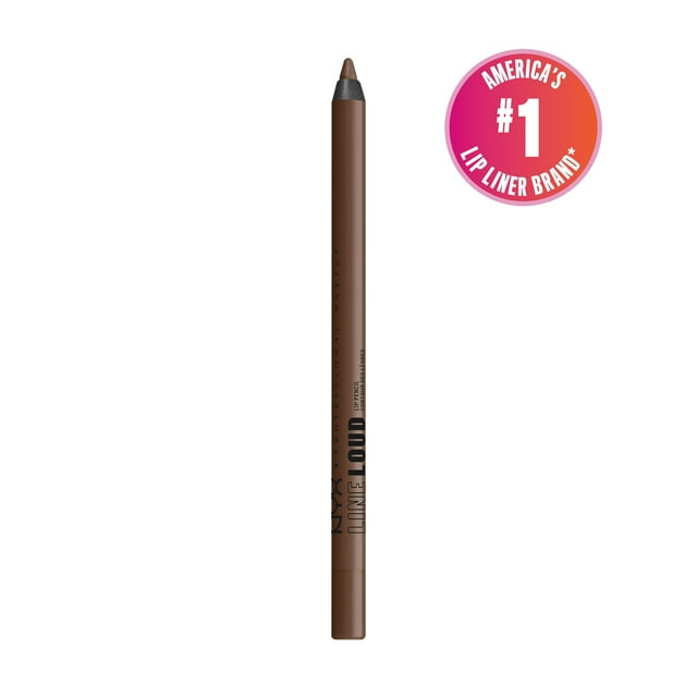 NYX Professional Makeup Line Loud Lip Liner, Longwear Matte Lip Pencil ...