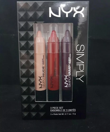NYX Simply Lip Cream 3-Pc Set: Fairest, Maraschino & Bewitching ...