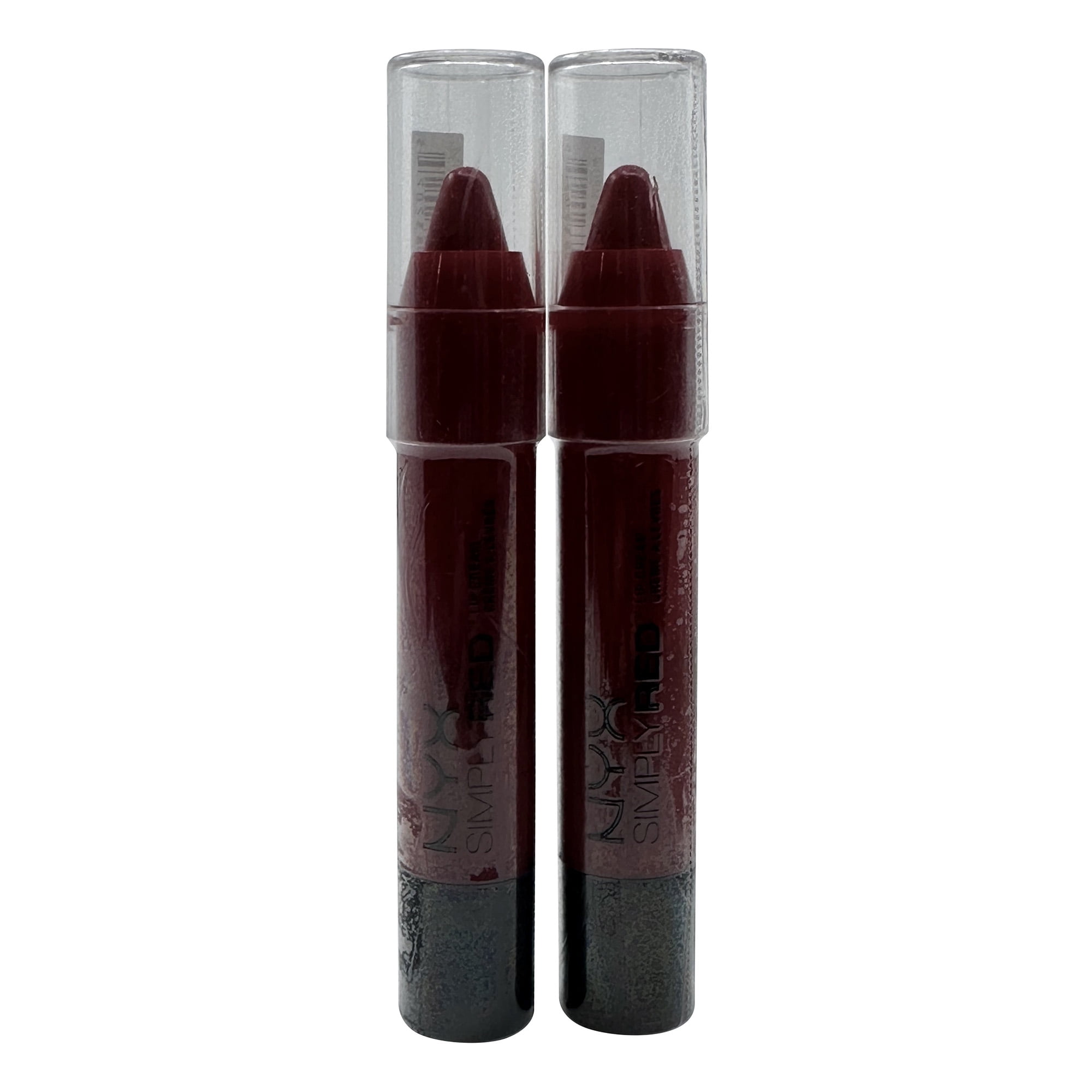 NYX Simply Red Lip Cream SR01 Russian Roulette 0.11 oz Set of 2 ...