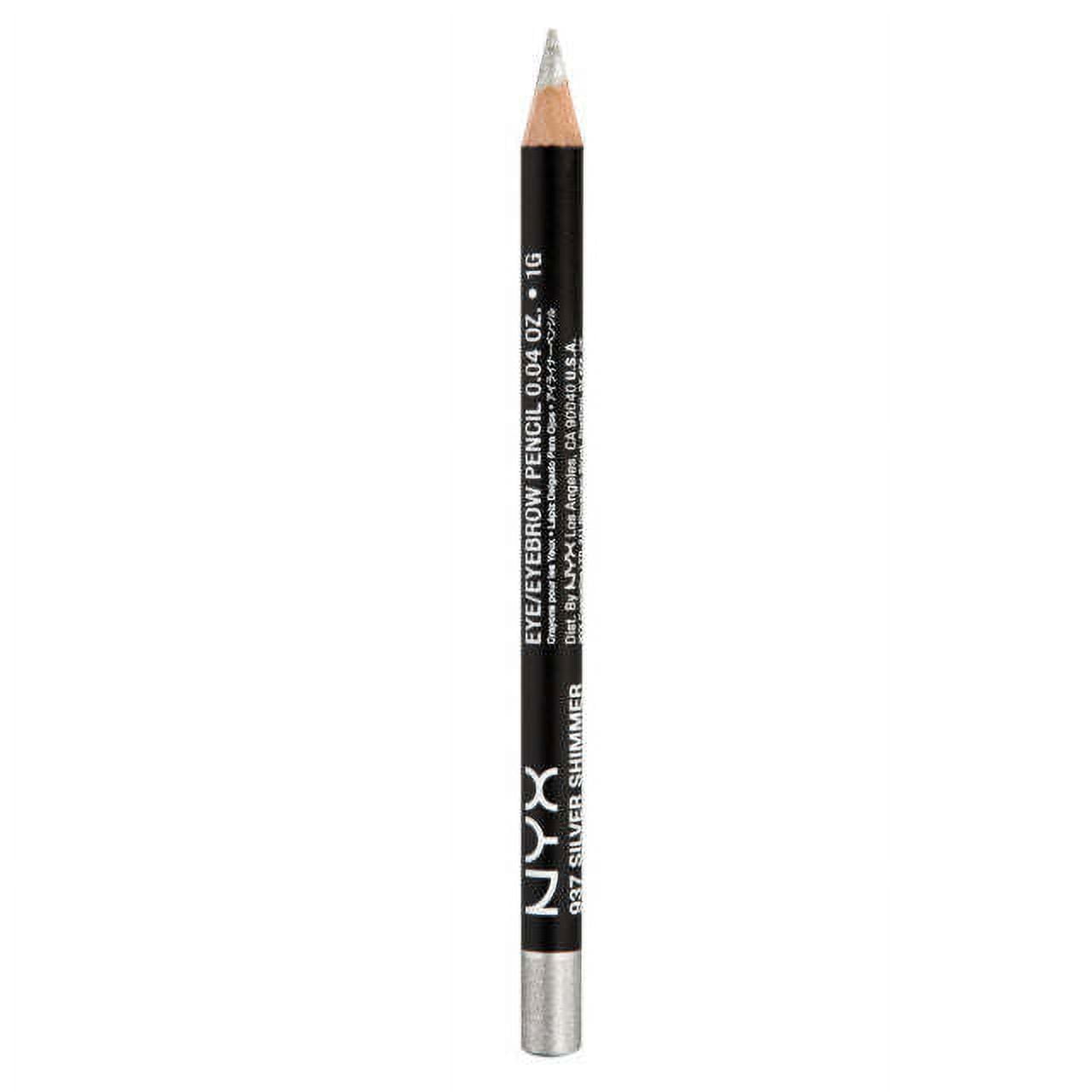 NYX Slim Long-wearing Eye Pencil - Silver Glitter - Walmart.com