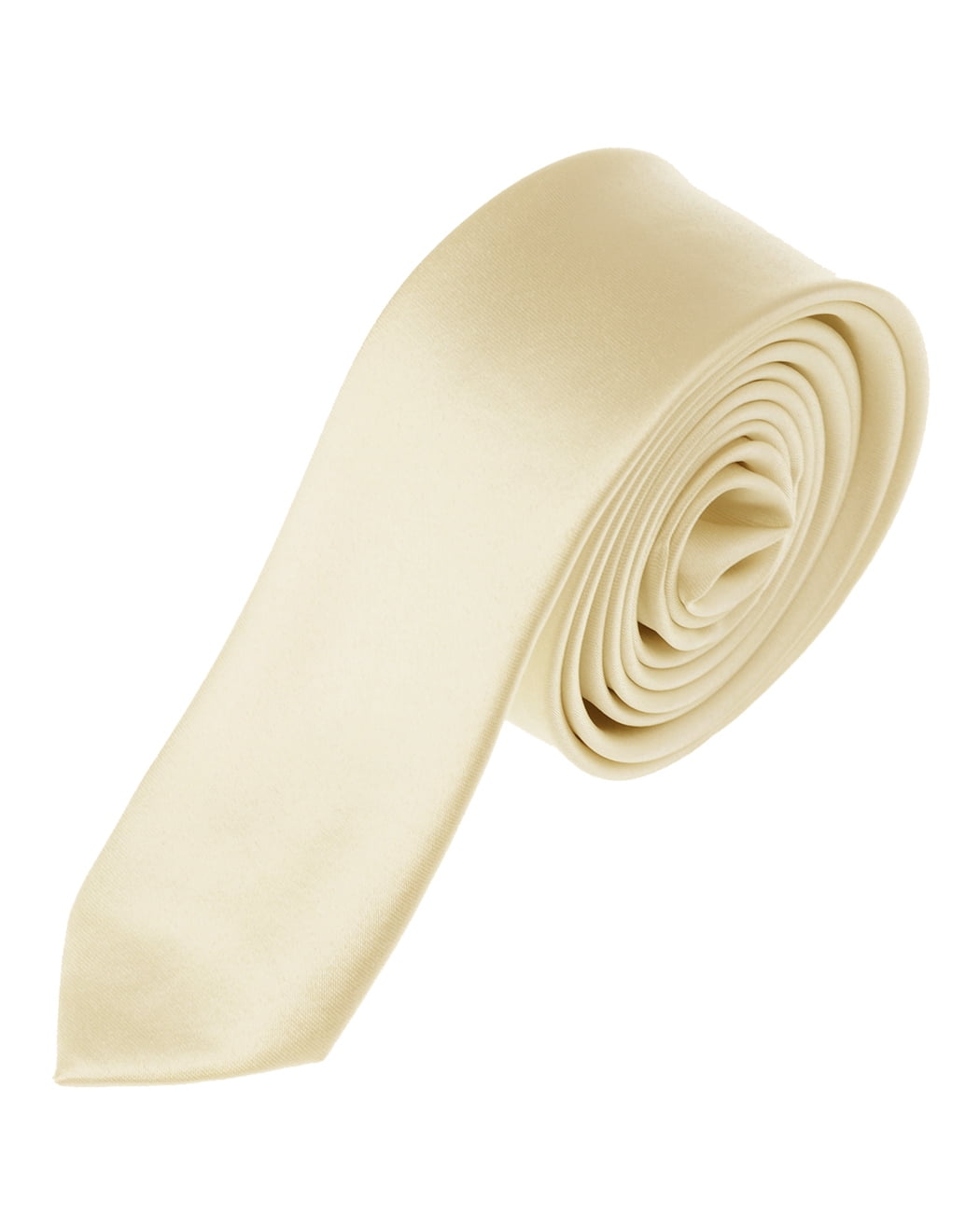 NYfashion101 Men's Solid Color 2.75" Slim Necktie, Handmade Polyester ...