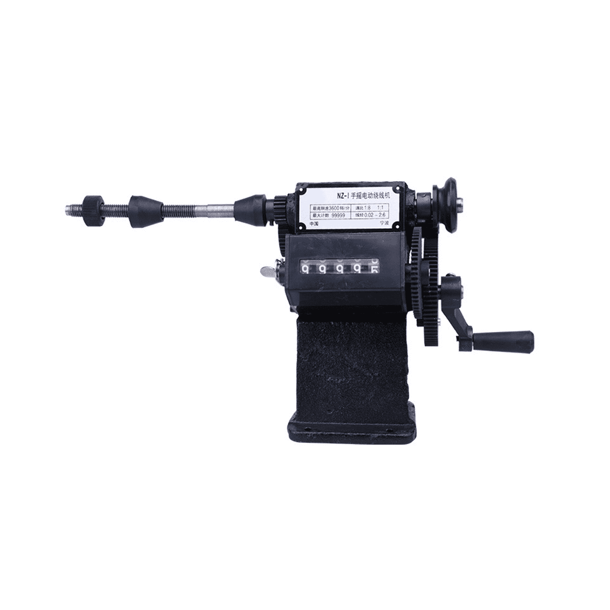 NZ-1 Hand Winding Machine Winder Double Speed Counter Steel Gear Coil ...